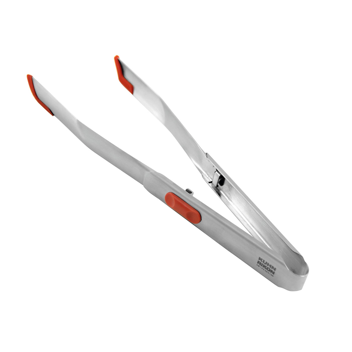 Kuhn Rikon SoftEdge Stainless Steel Locking Tweezer Tongs, 12-Inch, Red ...