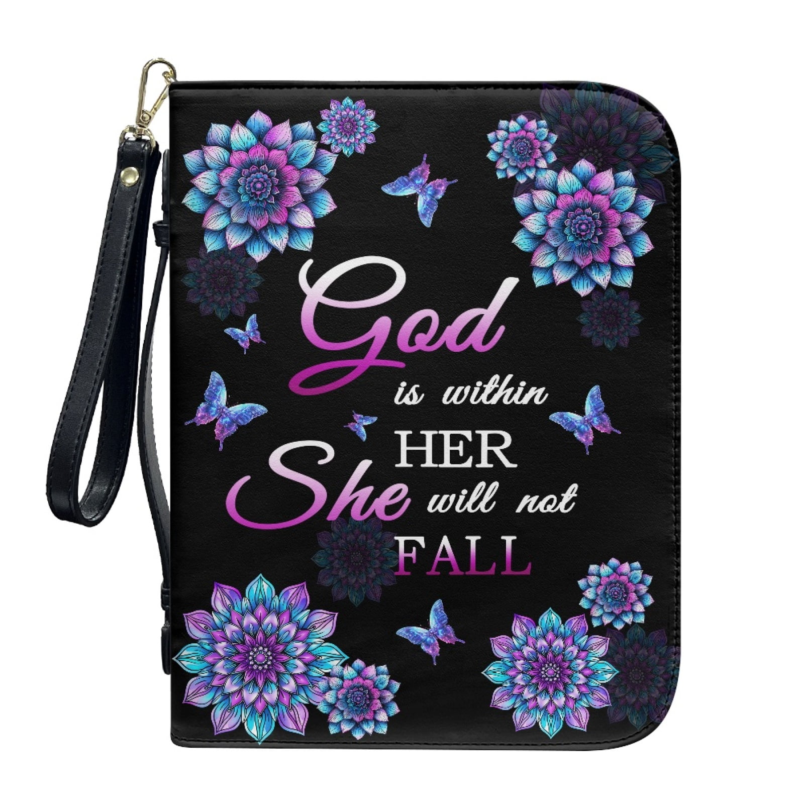 Kuiaobaty Boho Mandala Butterfly Print Bible Cover for Women Men, God ...