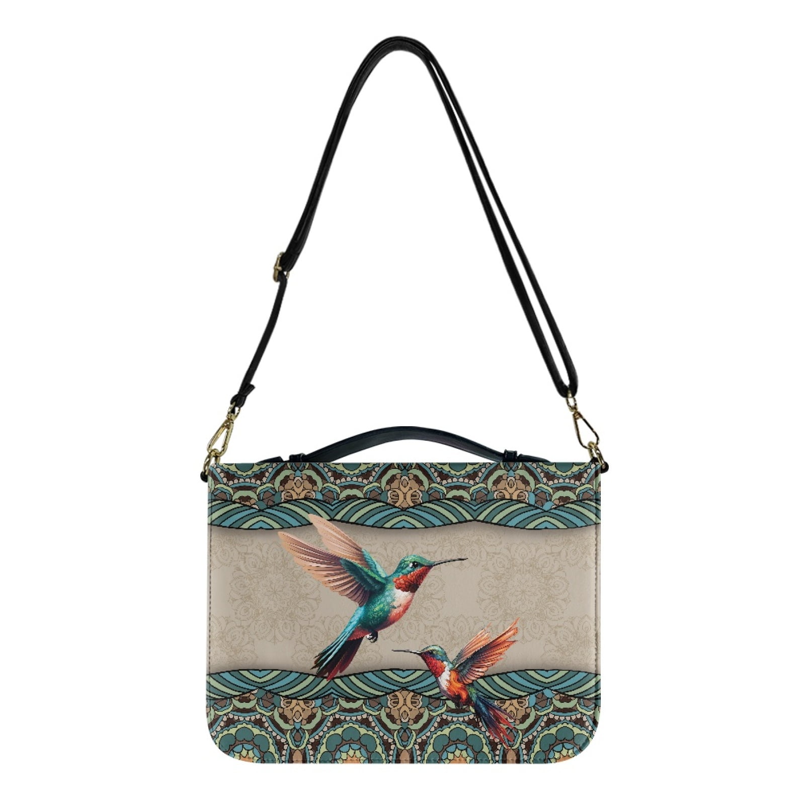 Kuiaobaty Boho Mandala Hummingbird Print Bible Cover for Men Women, PU ...