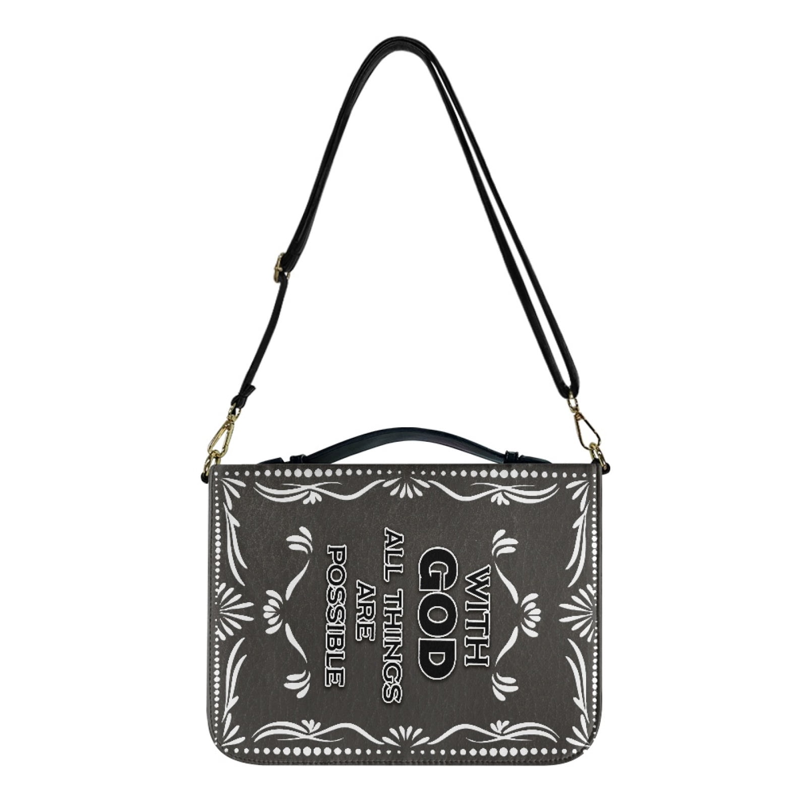 Kuiaobaty Cross Butterfly Print Bible Cover with Handle and Shoulder ...