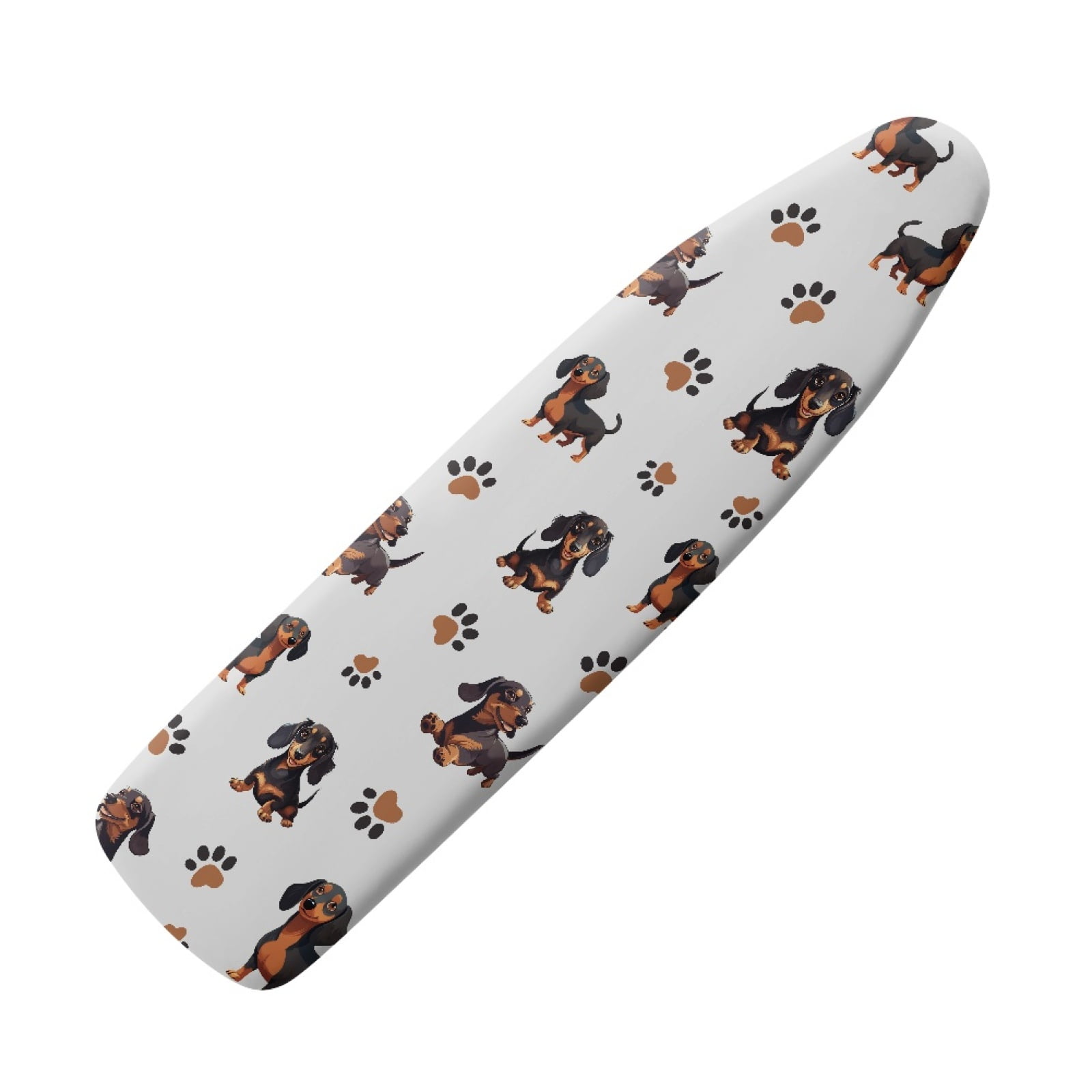 Kuiaobaty Heatproof Ironing Board Cover Dachshund Dog Paw Print Pattern ...
