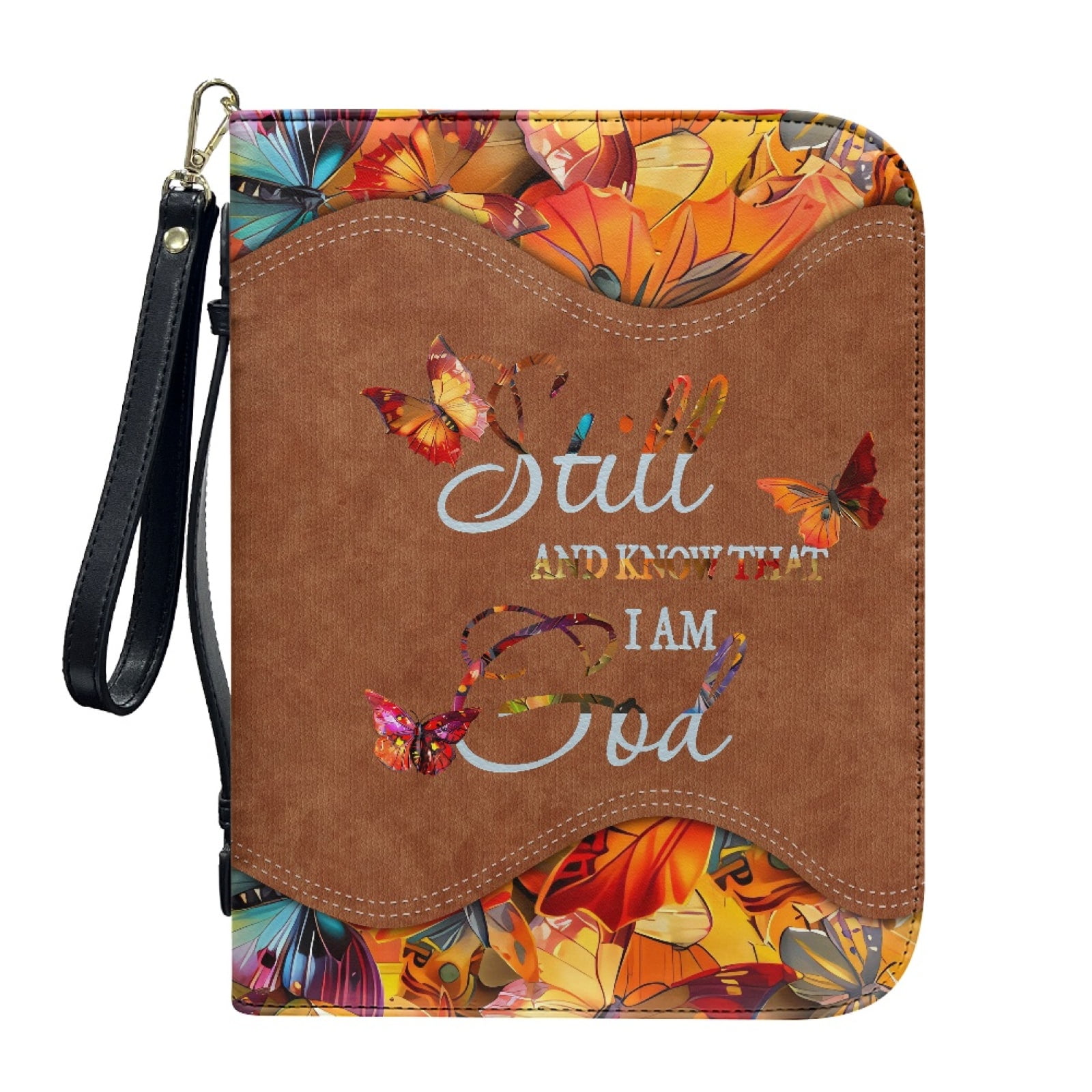 Kuiaobaty Hummingbird Daisy Print Bible Cover for Men Women, PU Leather ...