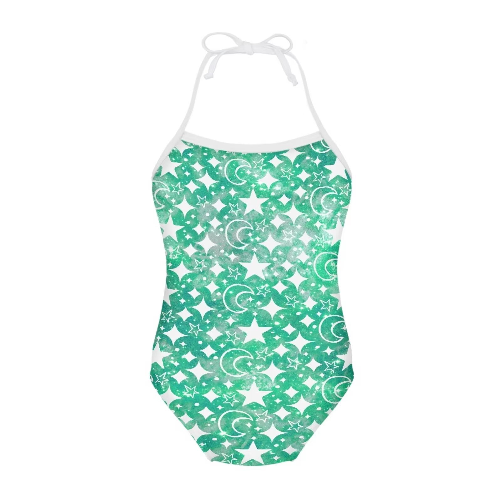 Kuiaobaty Moon & Star One Piece Toddler Bathing Suit, Skin-Friendly ...