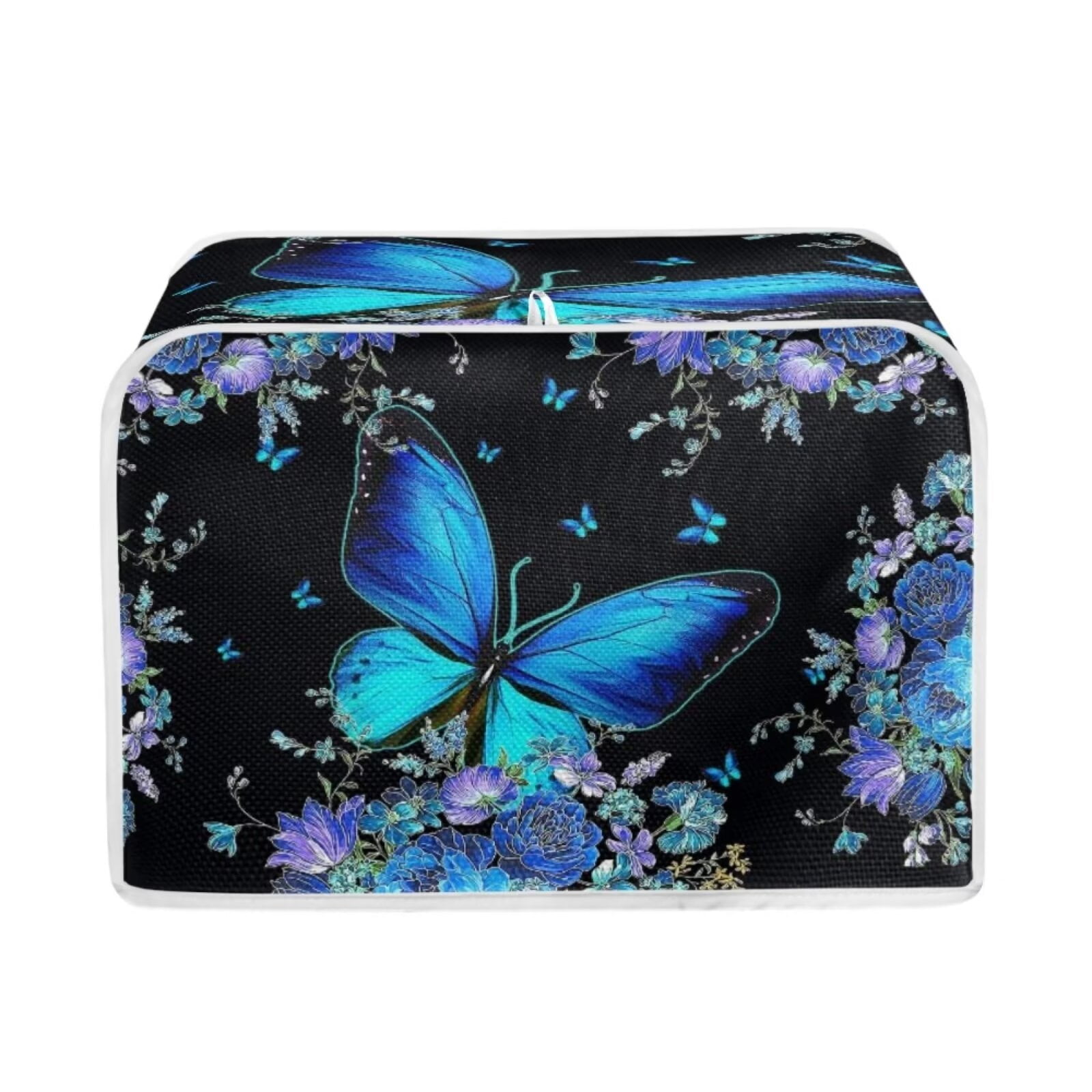 Kuiaobaty Peony Flower Butterfly Toaster Covers Durable Small Oven ...