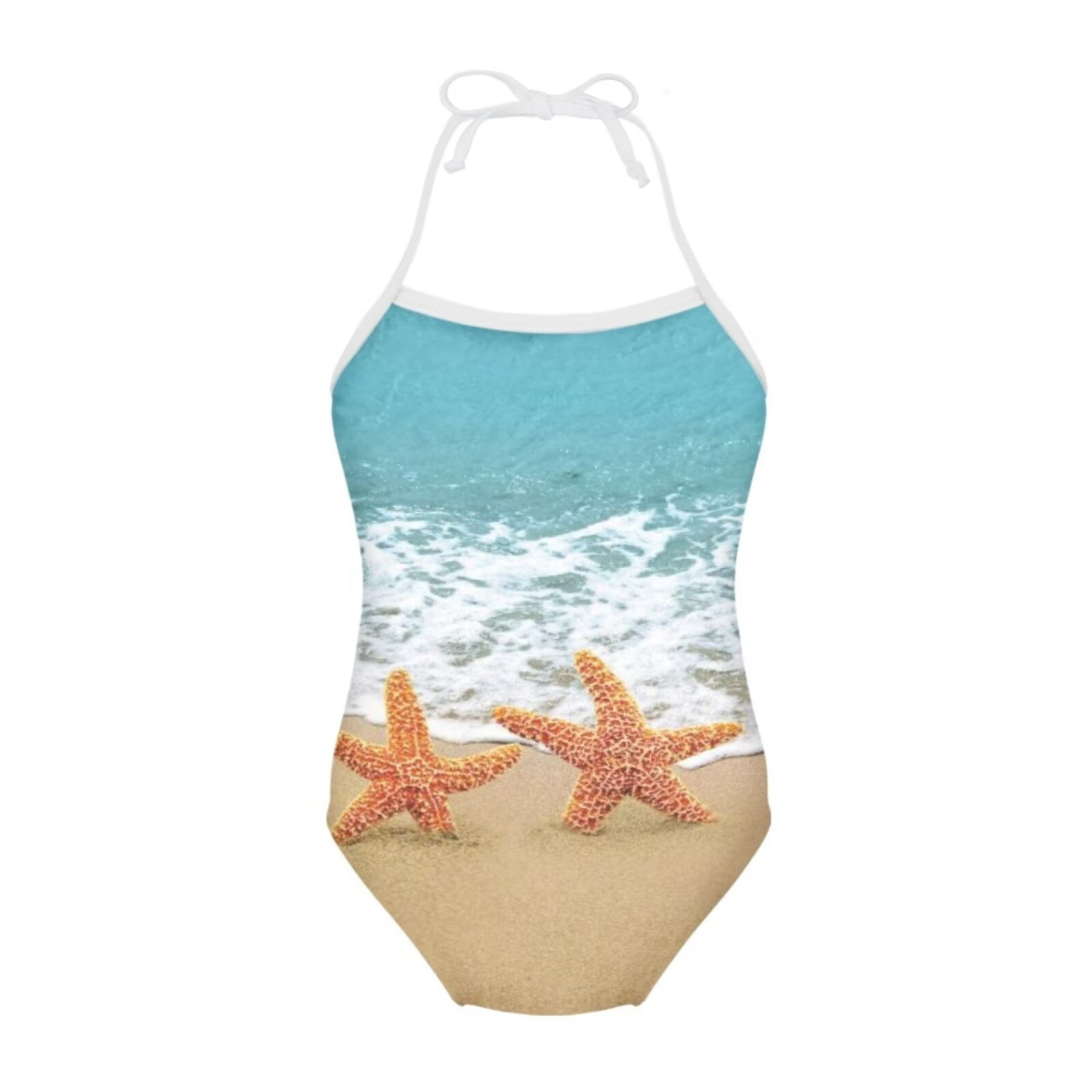 Kuiaobaty Sea Beach Shell Toddler Girl Bathing Suit Lightweight, Summer ...