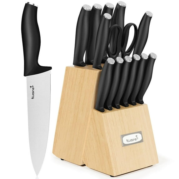 Kuisine Kitchen Knife Set,High Carbon Stainless Steel Ultra Sharp Blade ...
