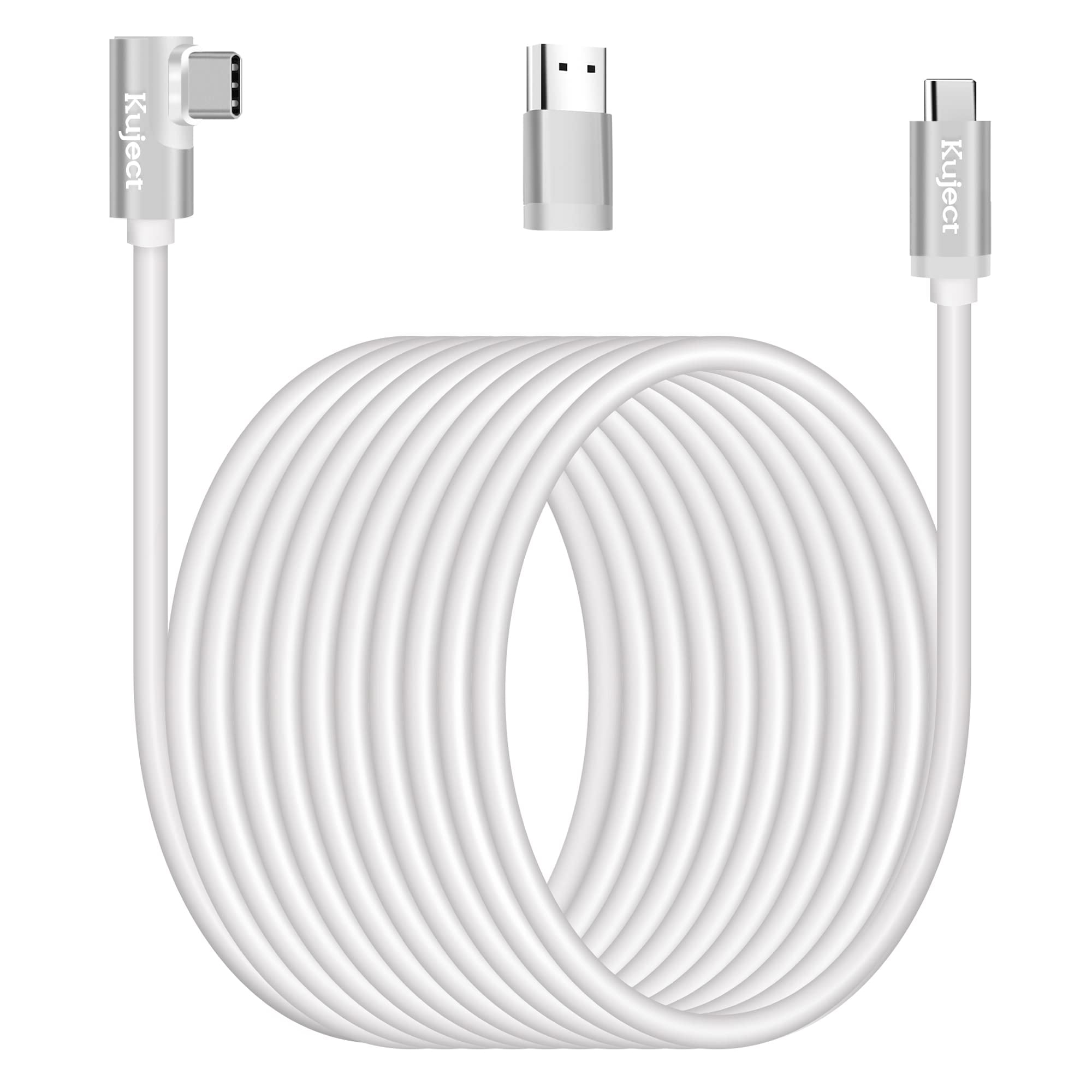 Kuject Link Cable 20FT Compatible for 3S/3, 2/Pro, Pico 4, VR Headset ...