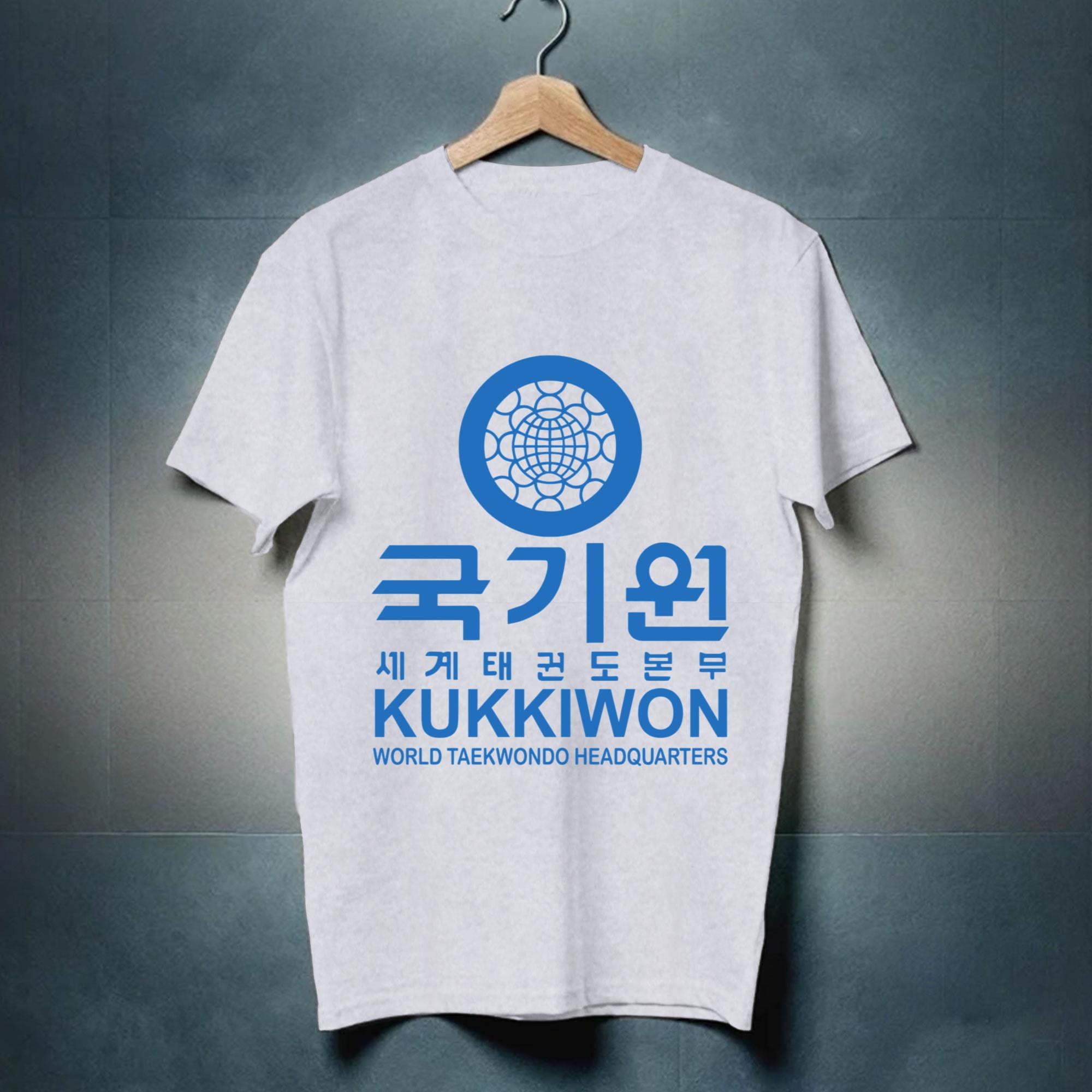 Kukkiwon Taekwondo Headquarters Kanji Logo White Black T-Shirt ...