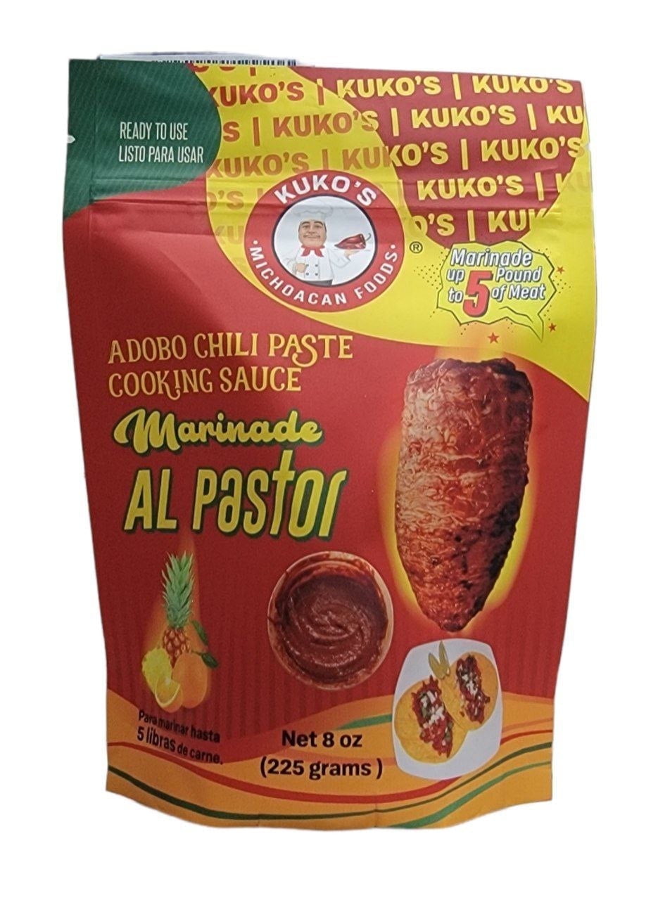 Al Pastor Adobo Marinade Mexican Taco Food Sauce, Chili Paste, 8oz ...