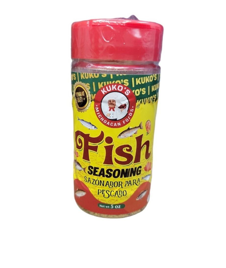 Kuko's Adobos Fish Seasoning Latin Spice Blend Mix for Grilled Seafood ...