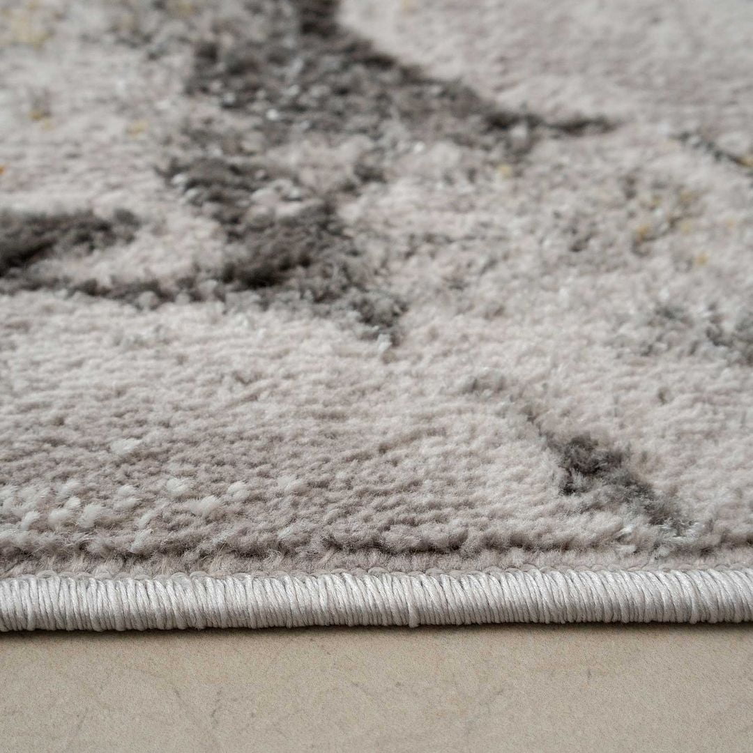 Kukoon Grey Modern Tonal Living Room Rug - Walmart.com