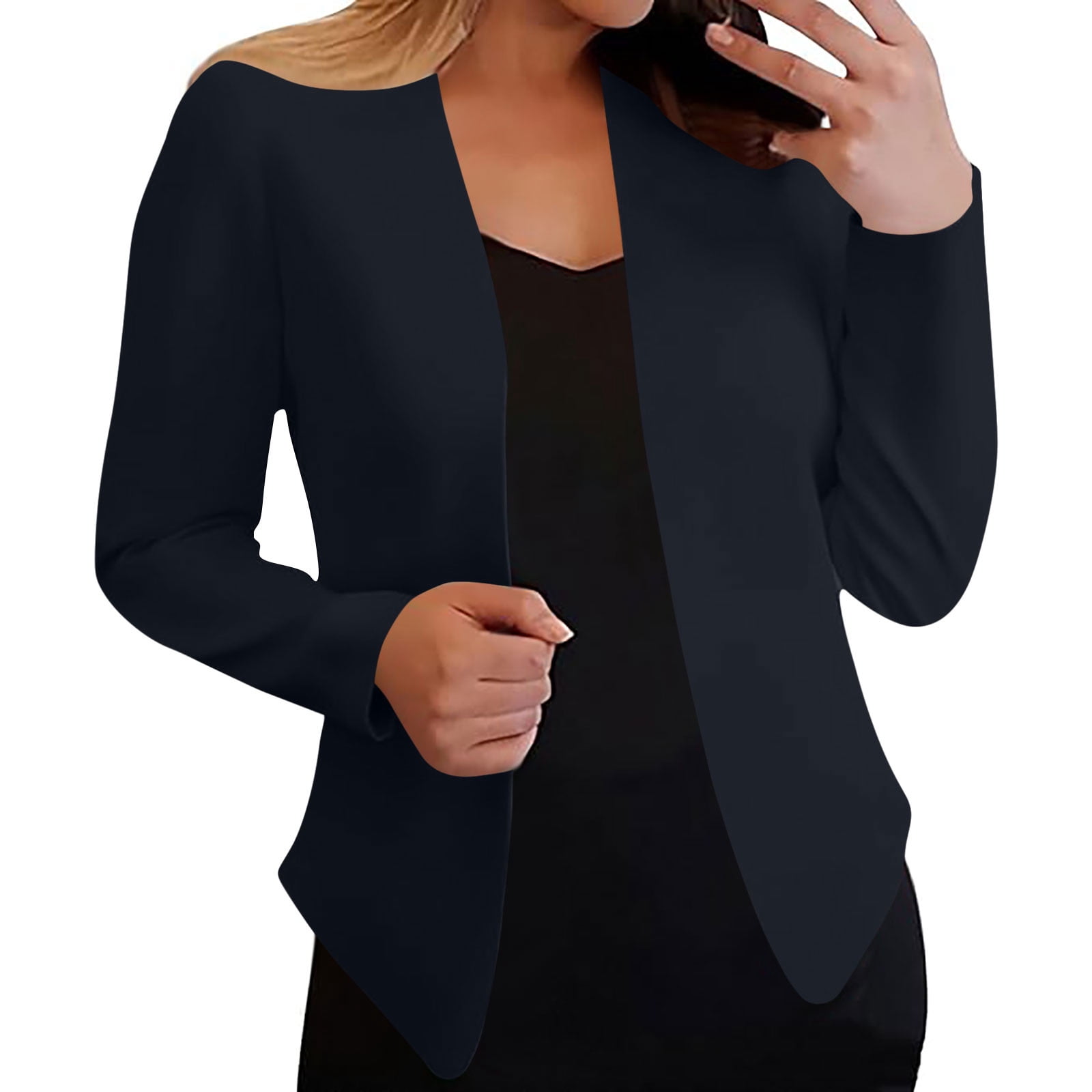 Kukoosong Blazers for Women Business Casual Long Sleeve Open Front Suit ...