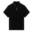 Kukoosong Men's Classic Fit Short Sleeve Polo Shirt, Breathable ...