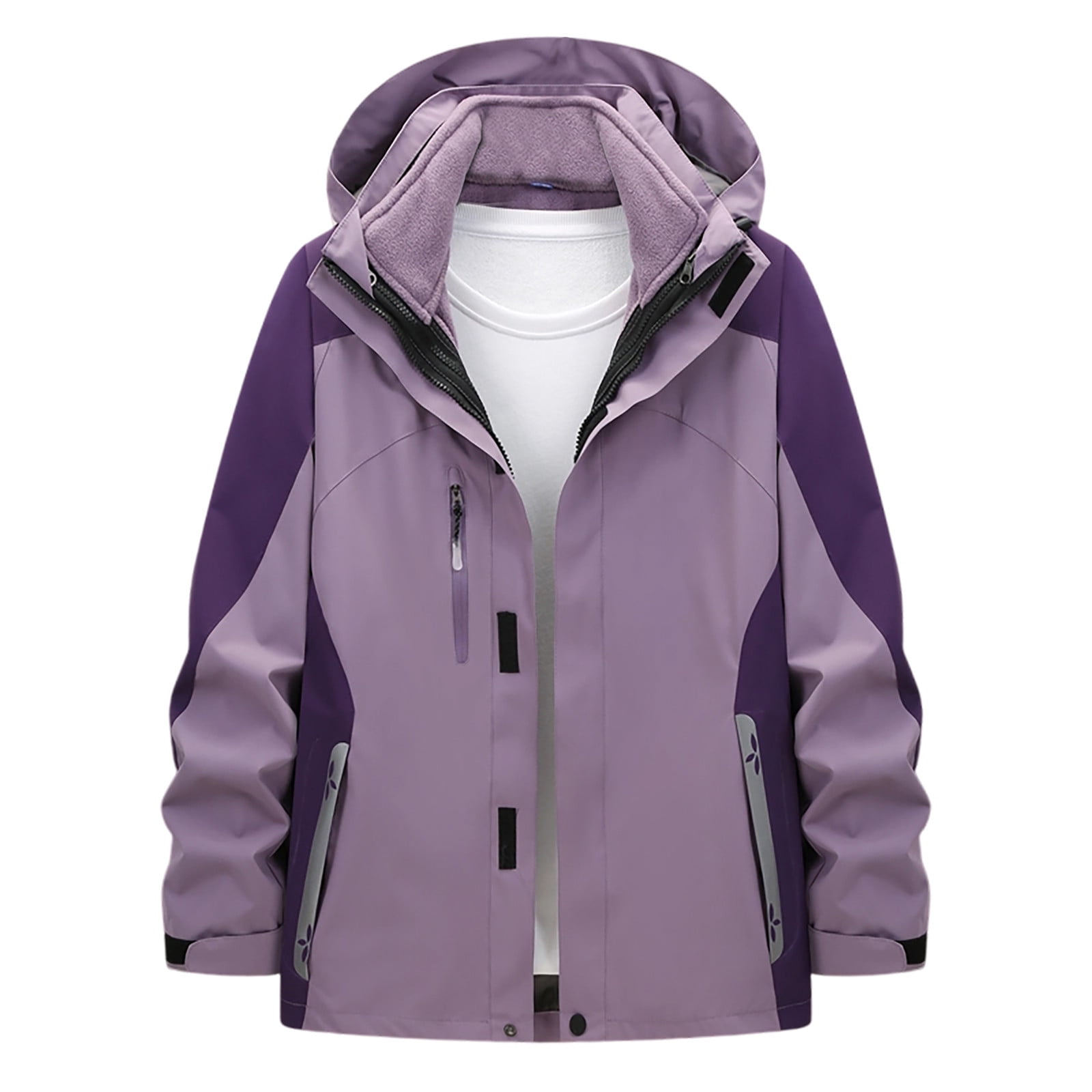 Kukoosong Women's Lightweight Waterproof Hooded Rain Jacket Outdoor ...