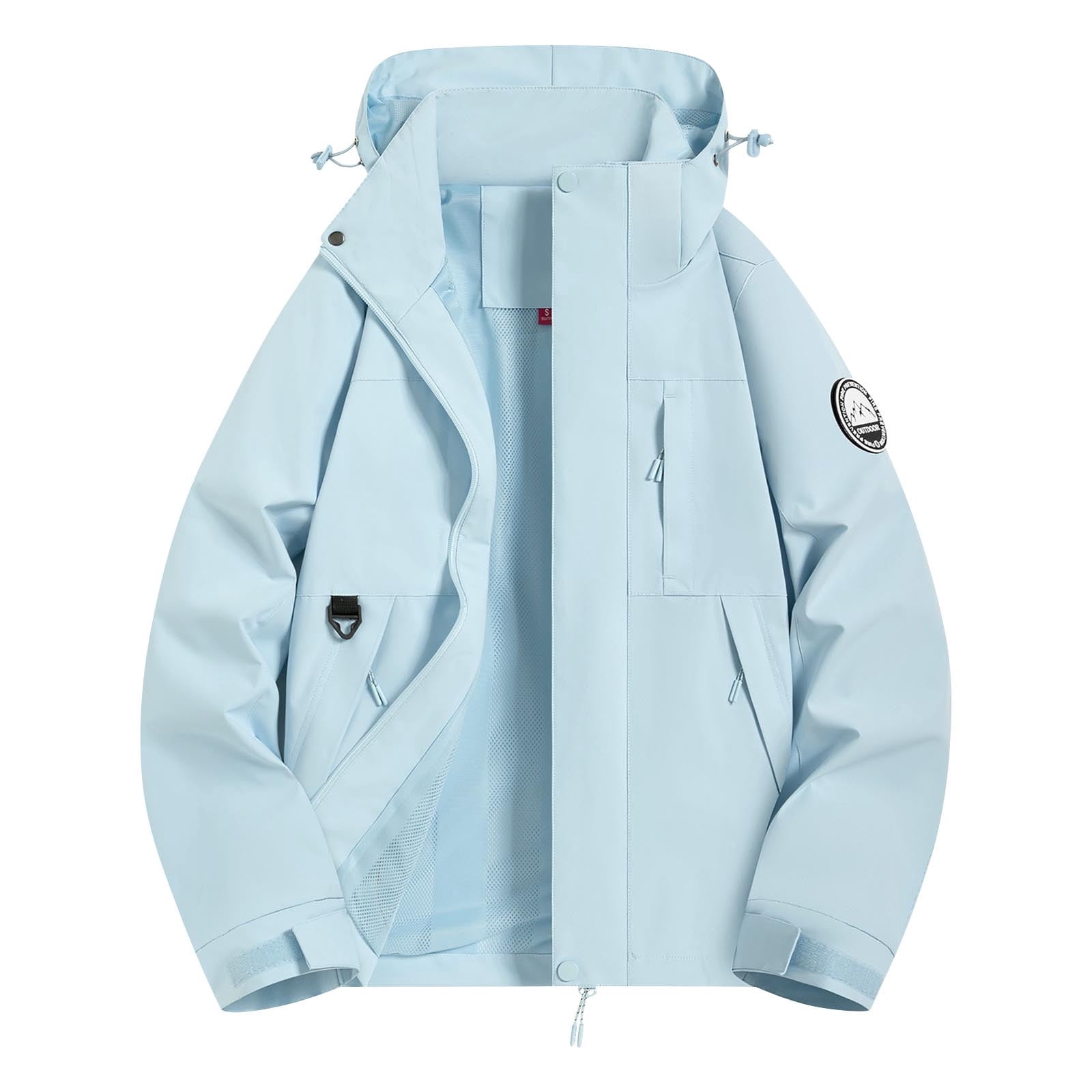 Kukoosong Women's Waterproof Rain Jacket with Hood Outdoor Winter Warm ...