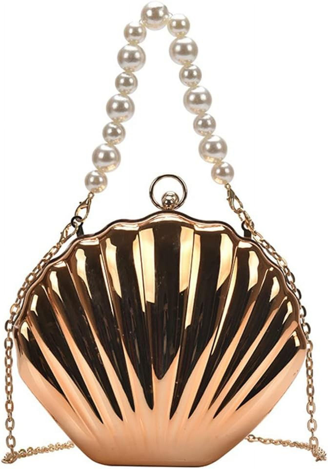 Kukuzhu Acrylic Shell Evening Bags Women Chic Pearl Evening Handbag ...