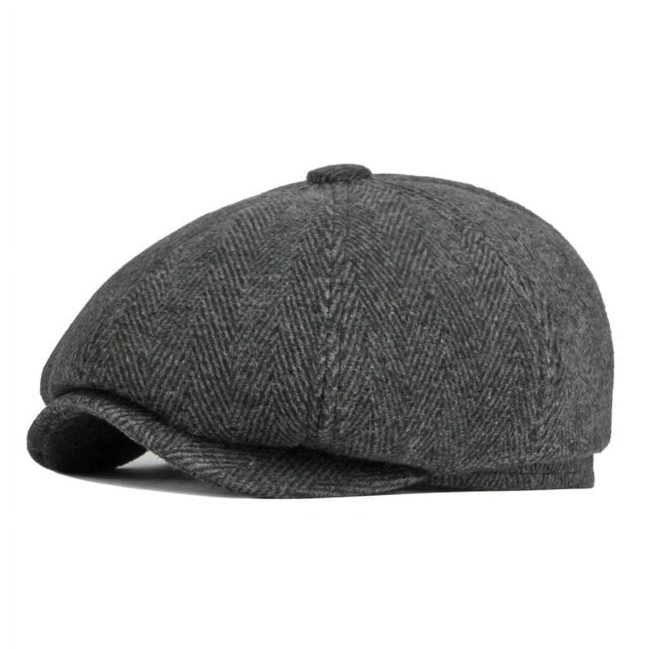 Kukuzhu Autumn Winter Cap Hat Thick Warm Men Beret Cap Male Vintage ...