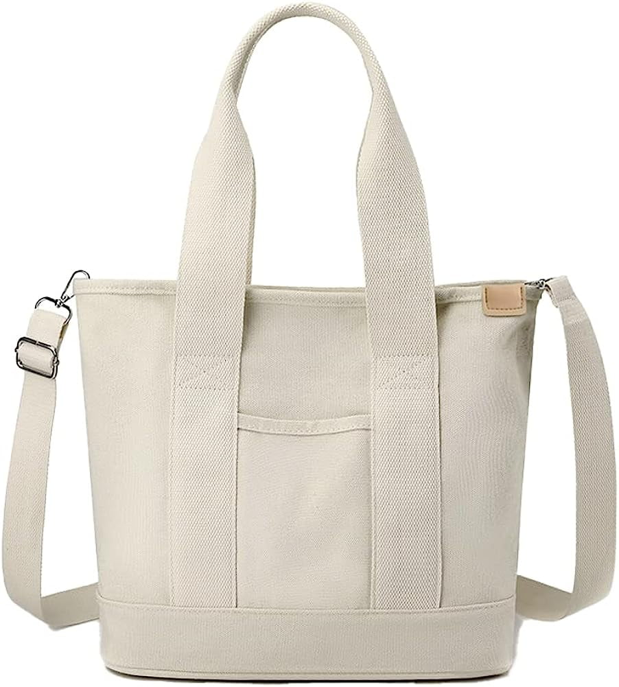 Kukuzhu Canvas Tote Bags for Women Large Shoulder Bag Handbags Big ...