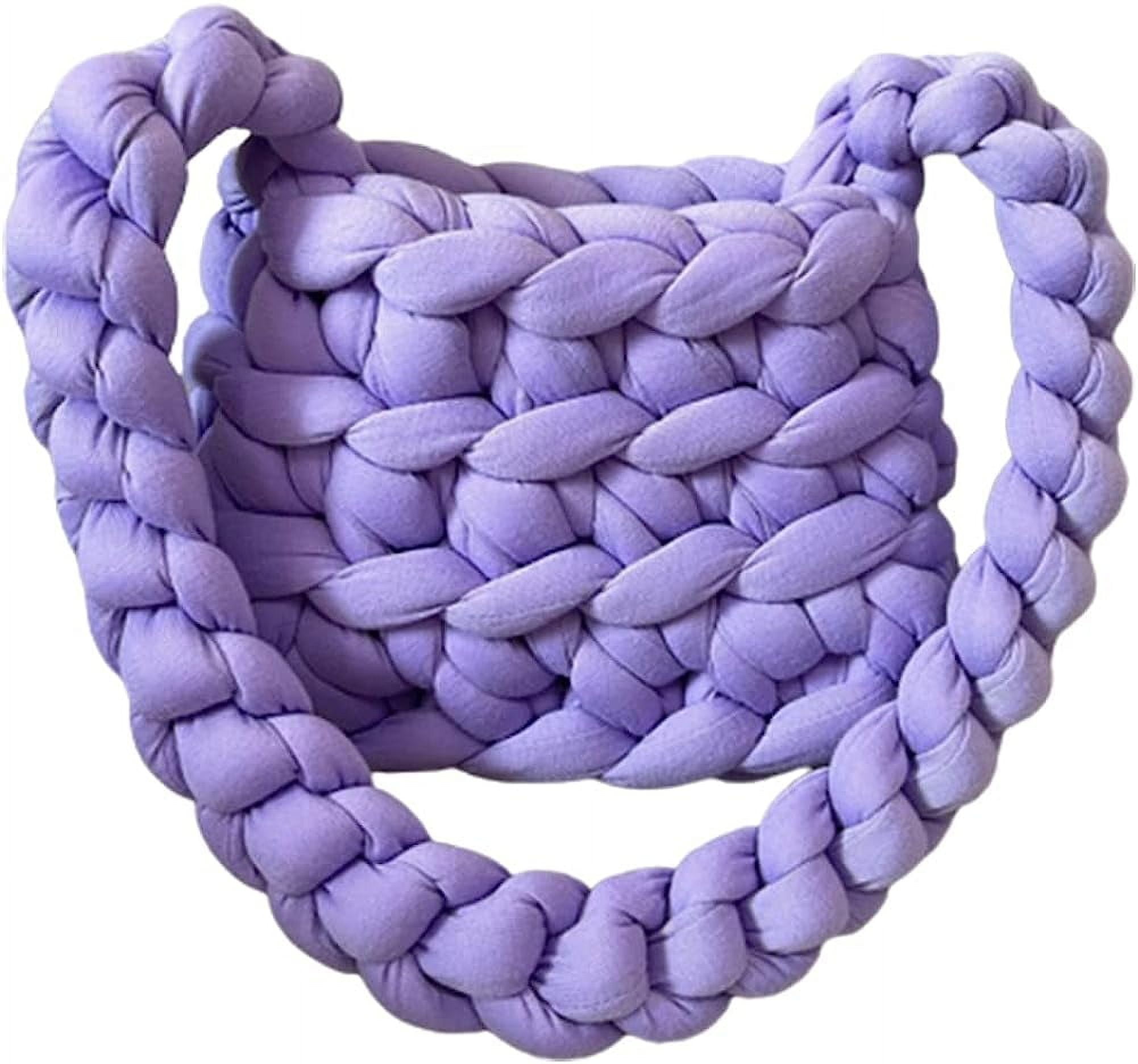 Kukuzhu Chunky Knit Bags for Women Handwoven Hobo Bag Crochet Shoulder ...