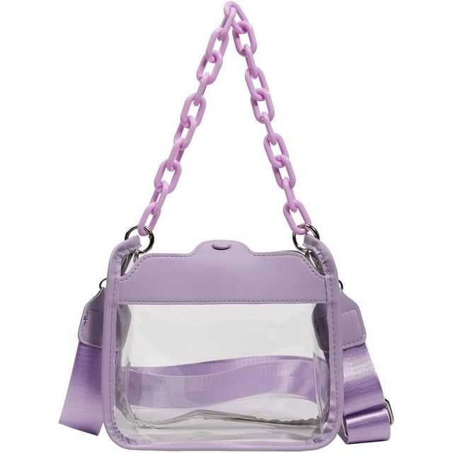 Kukuzhu Clear Bag Stadium Approved Clear Crossbody Bag Concert Stadium ...