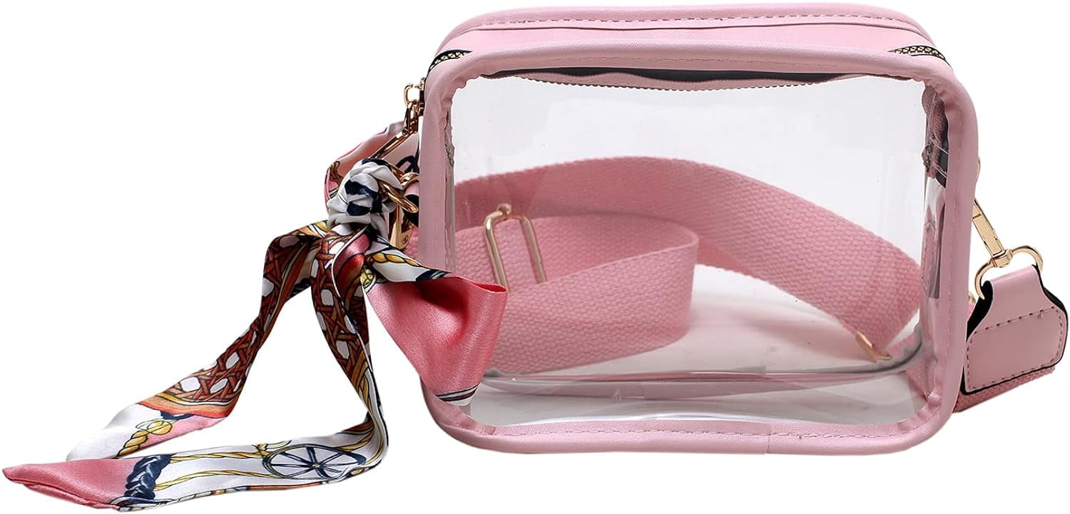 Kukuzhu Clear Bag Stadium Approved, Clear Crossbody Bag Purse for Women ...