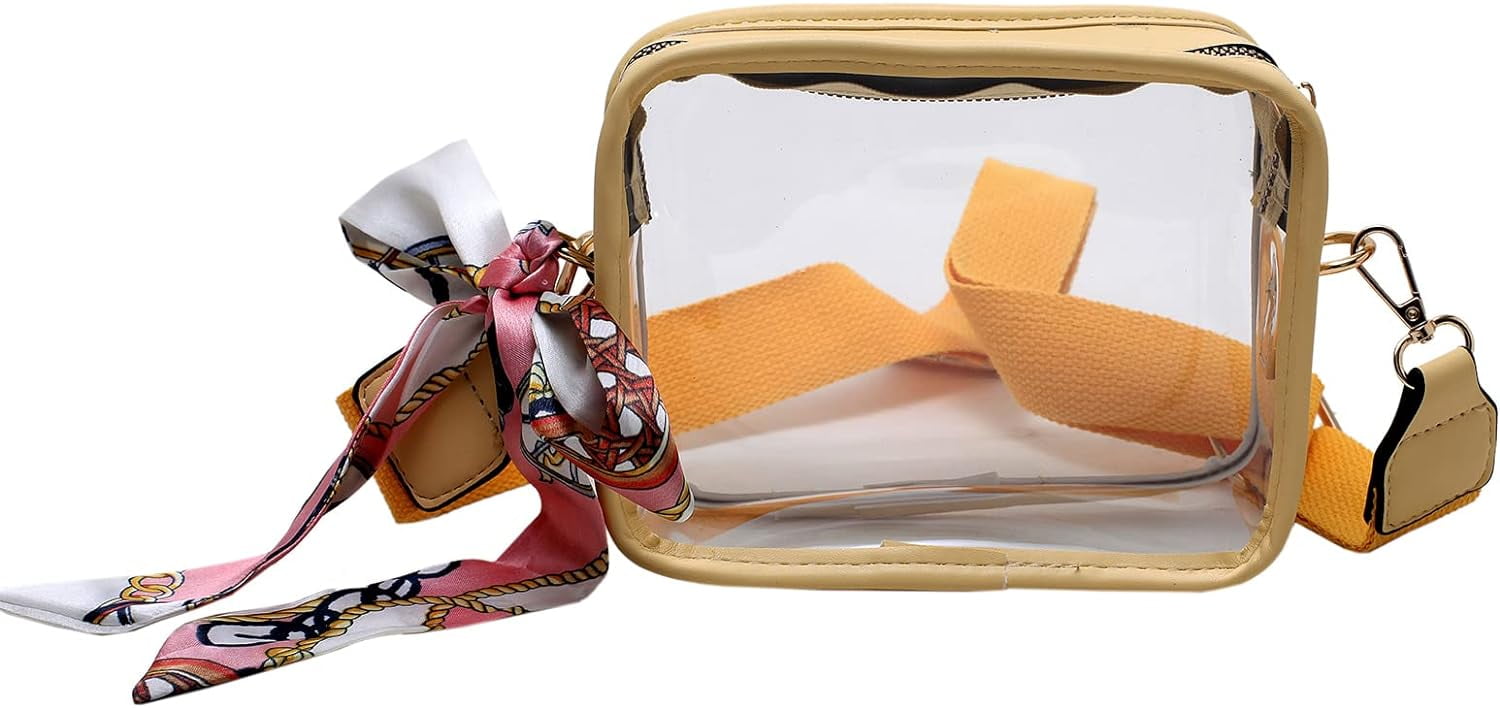 Kukuzhu Clear Bag Stadium Approved, Clear Crossbody Bag Purse for Women ...