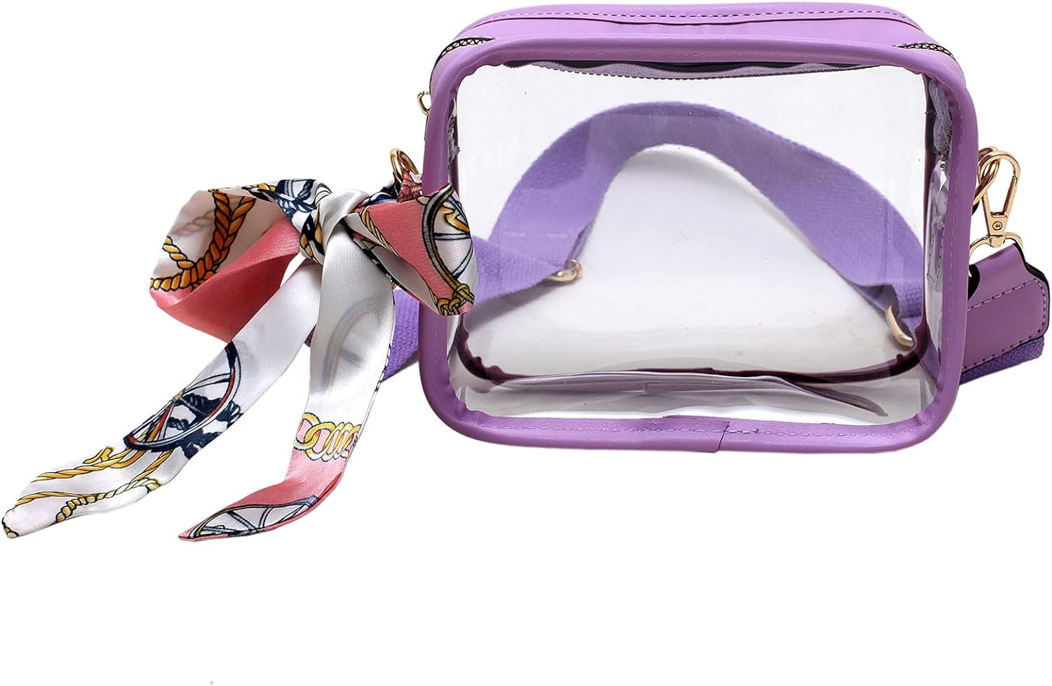 Kukuzhu Clear Bag Stadium Approved, Clear Crossbody Bag Purse for Women ...