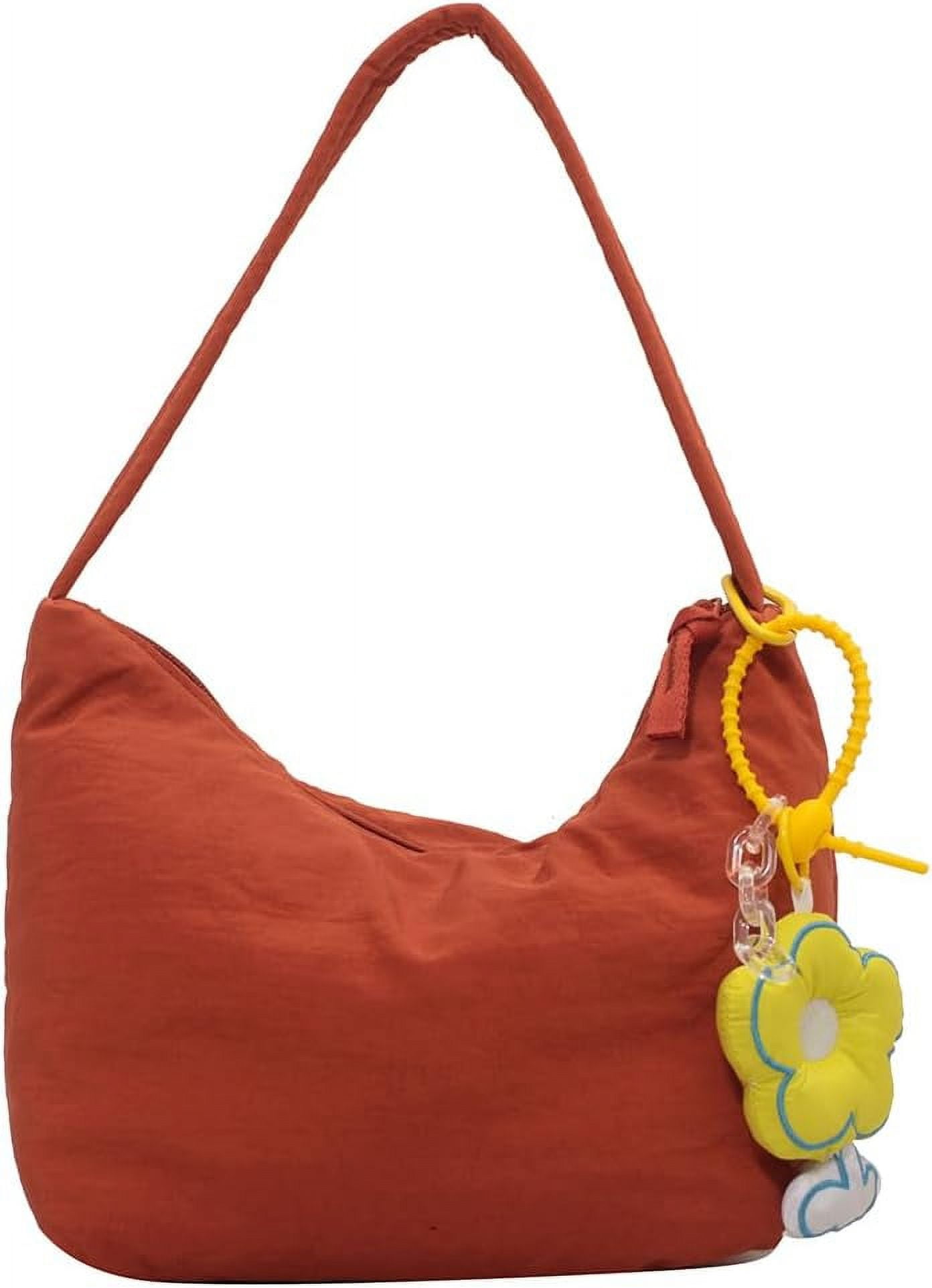 Kukuzhu Crescent Bag for Women Nylon Tote Bag Lightweight Shoulder Bag ...