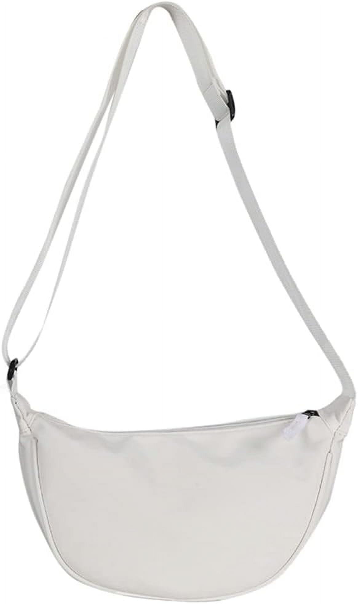 Kukuzhu Crescent Tote Bag for Women Men Small Sling Crossbody Bag ...