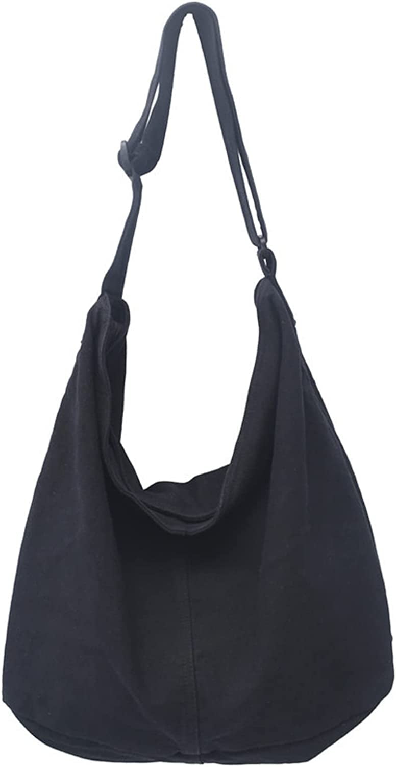 Kukuzhu Cute Messenger Bag for School Vintage Black Canvas Crossbody ...