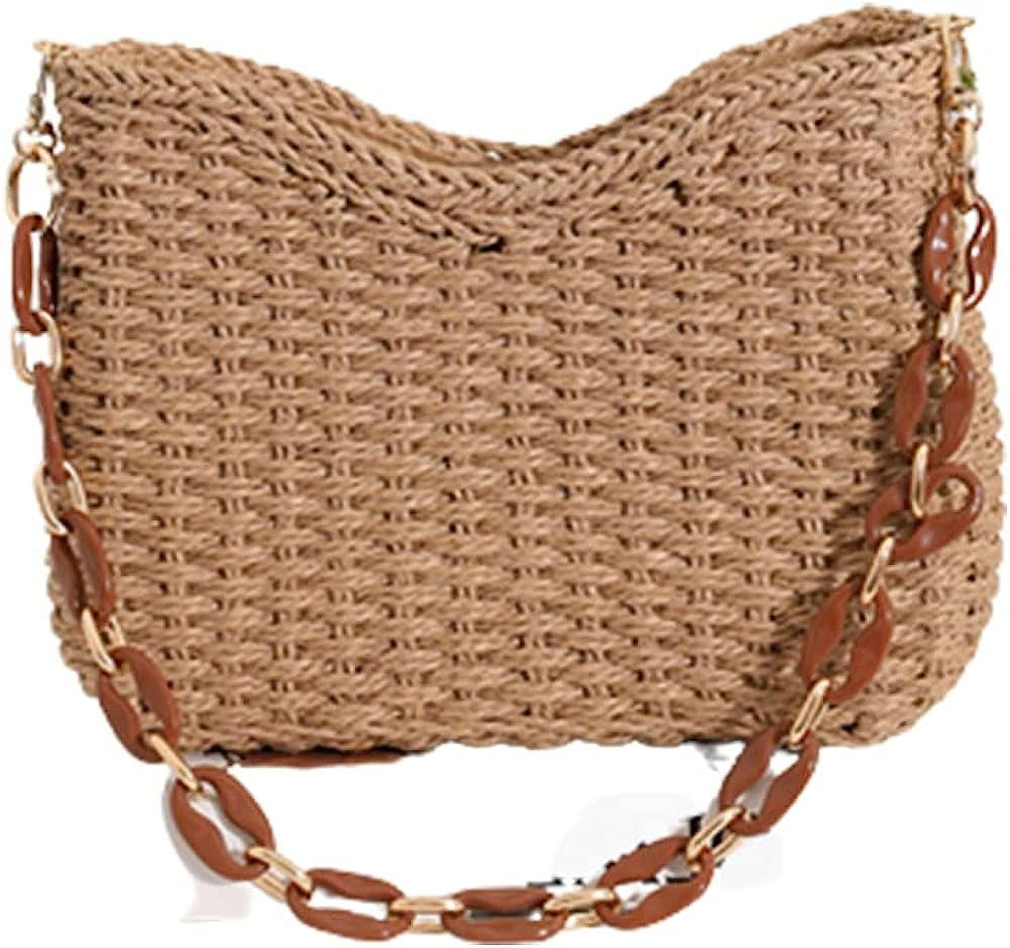 Kukuzhu Cute Purses for Women Large Tote Bags Straw Handwoven Hobo Bag ...