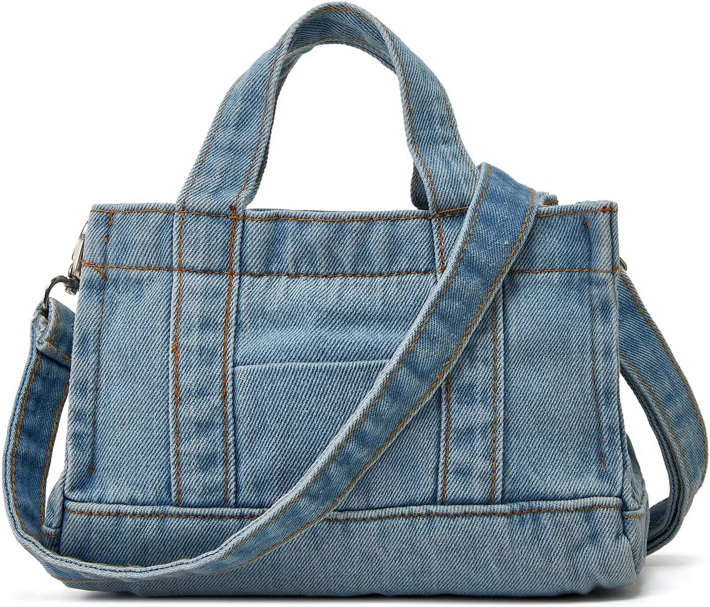 Kukuzhu Denim Hobo Bags for Women Canvas Shoulder Crossbody Bags Summer ...