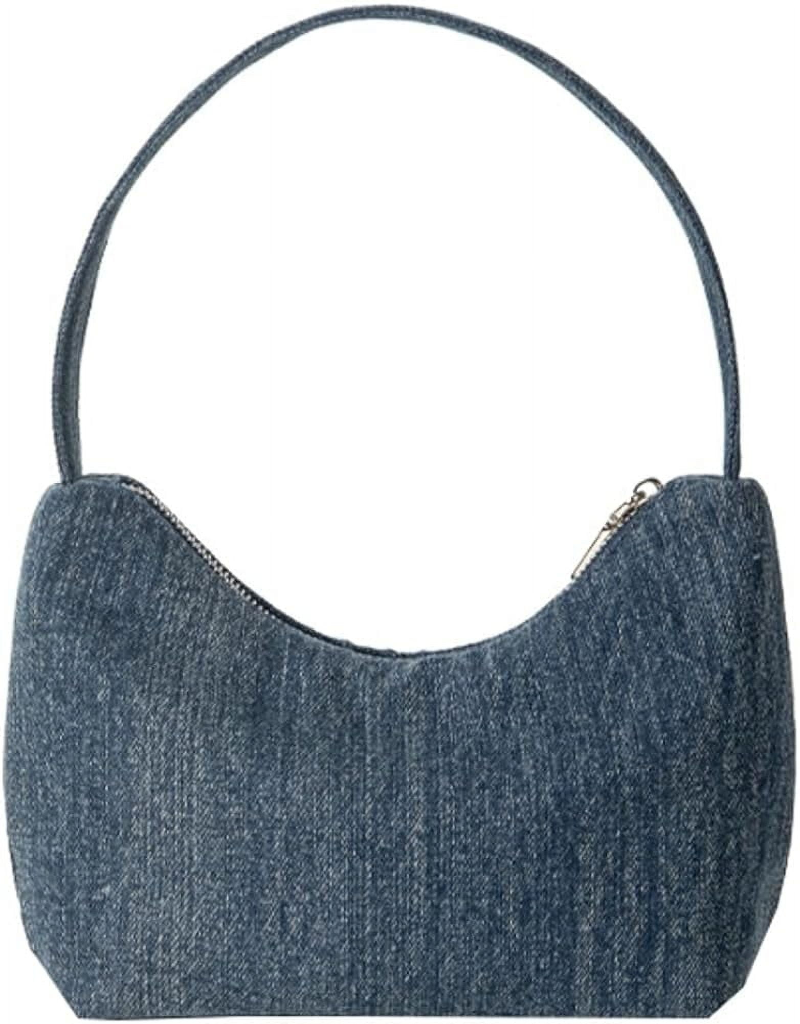 Kukuzhu Denim Tote Bag Women Canvas Chic Elegant Casual Small Shoulder ...