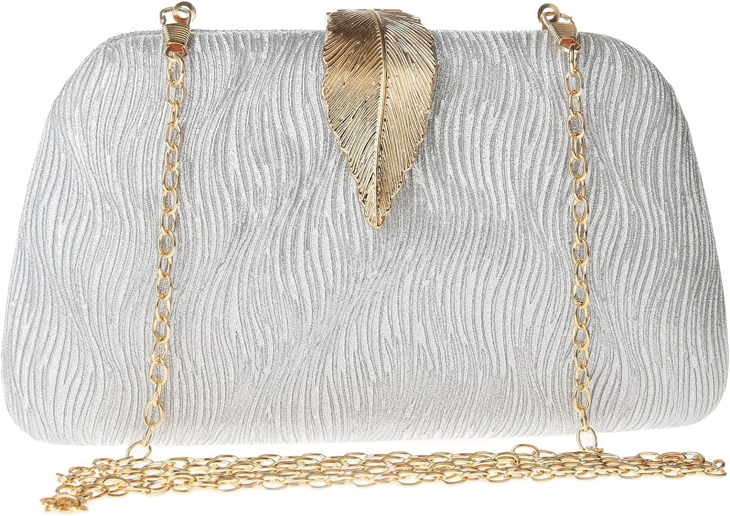 Kukuzhu Evening handbags for Women Shiny Formal Crossbody Hobo Bag ...