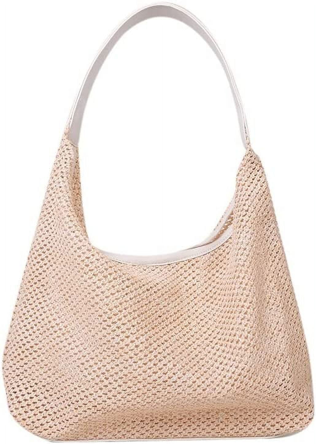 Kukuzhu Fairycore Academia Aesthetic Alt Mesh Tote Bag Straw Purses For ...