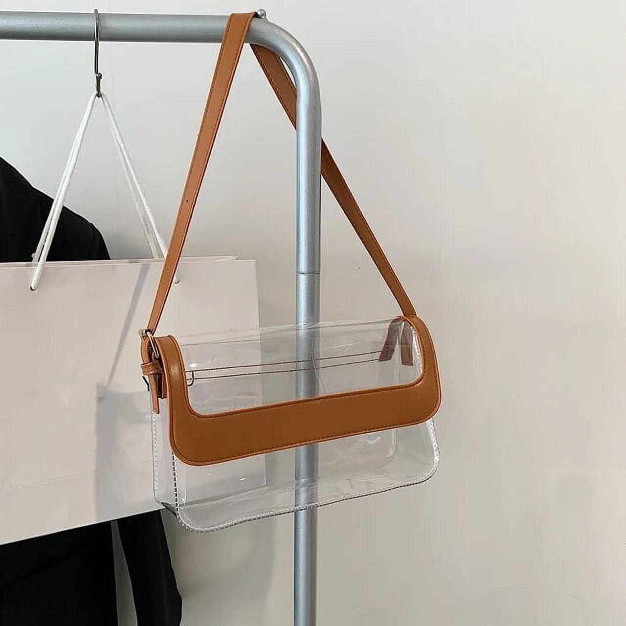 Kukuzhu Female Crossbody bag PVC Transparent Underarm Bags Cute Clear ...