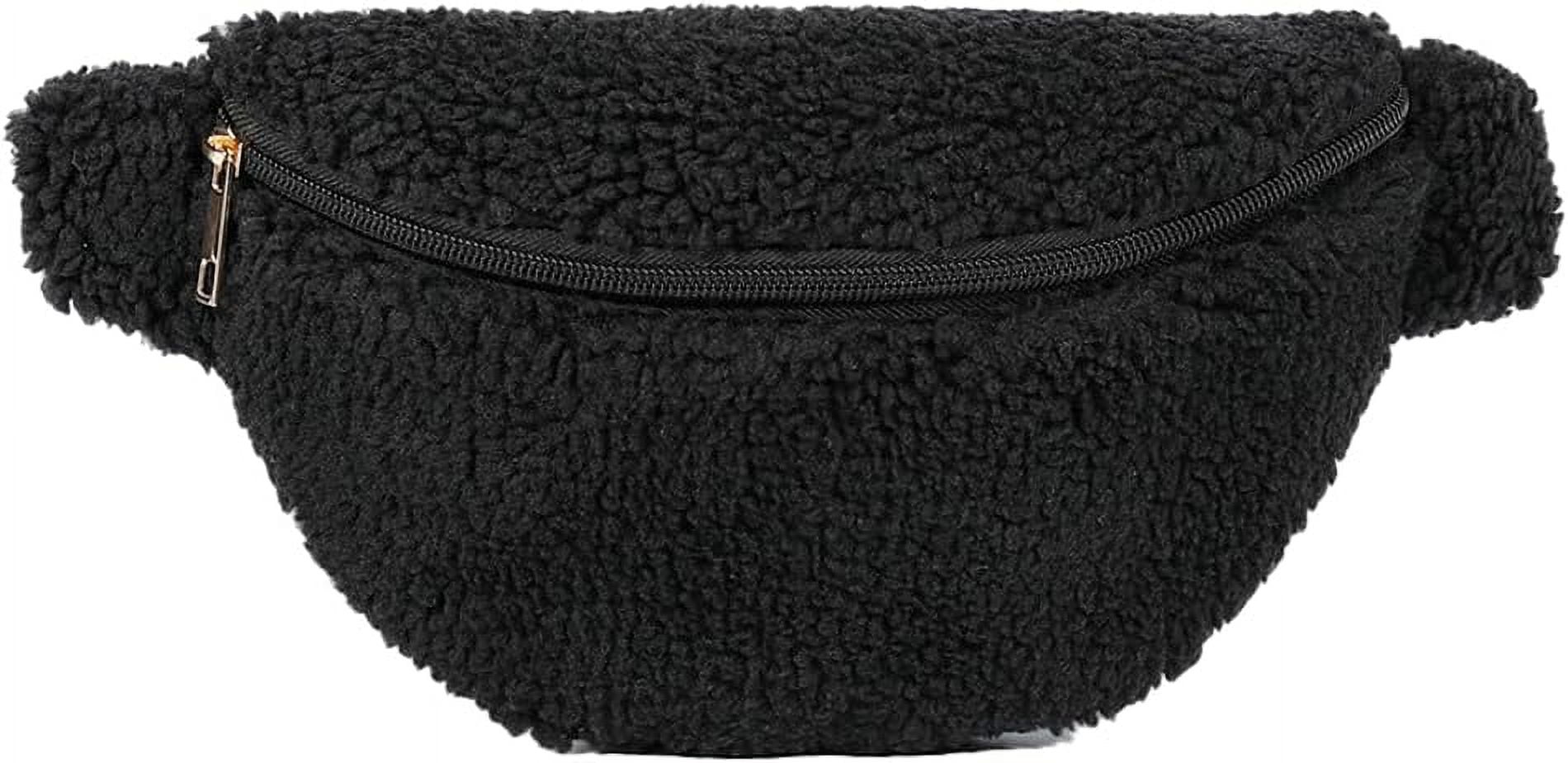 Kukuzhu Fluffy Hobo Bag for Women Plush Shoulder Crossbody Shell Waist ...