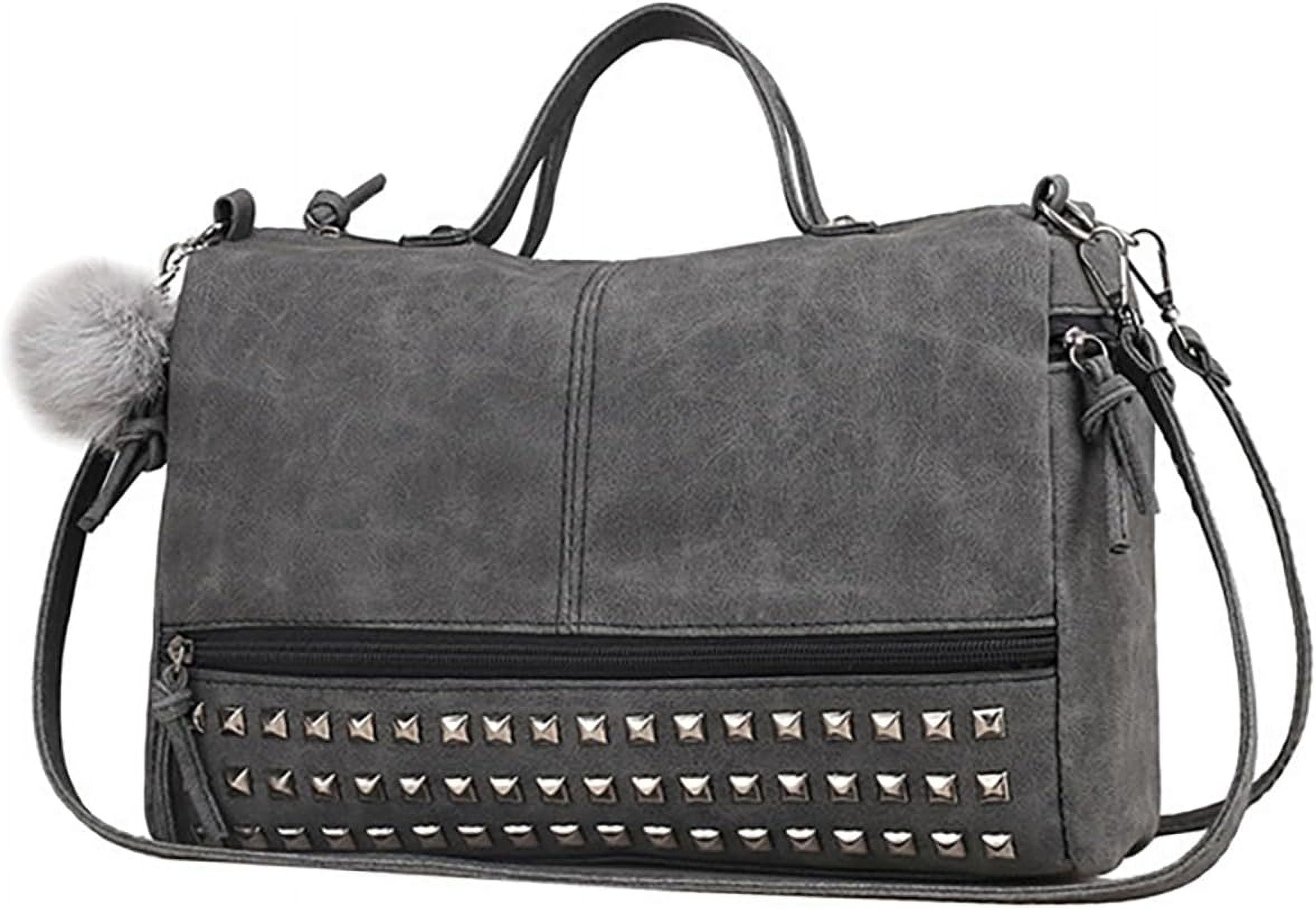 Kukuzhu Hobo Bag for Women PU Leather Shoulder Crossbody Frosted Purse ...