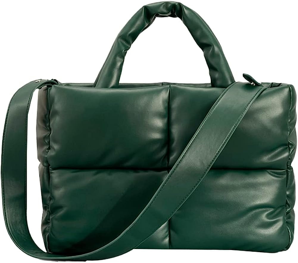 Kukuzhu Hobo Bags for Women Soft Puffer Down Padding Shoulder Bags Top ...