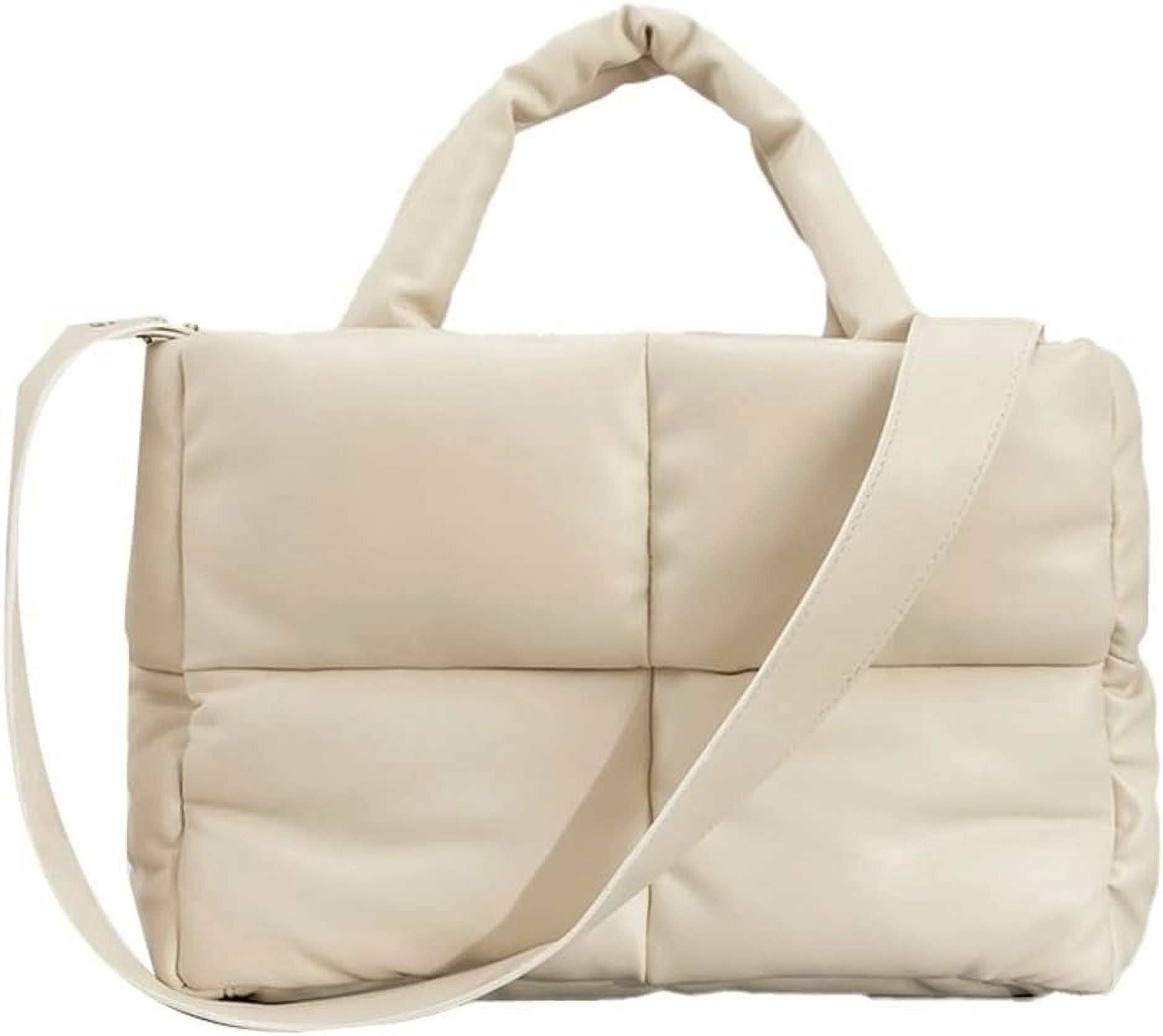 Kukuzhu Hobo Bags for Women Soft Puffer Down Padding Shoulder Bags Top ...