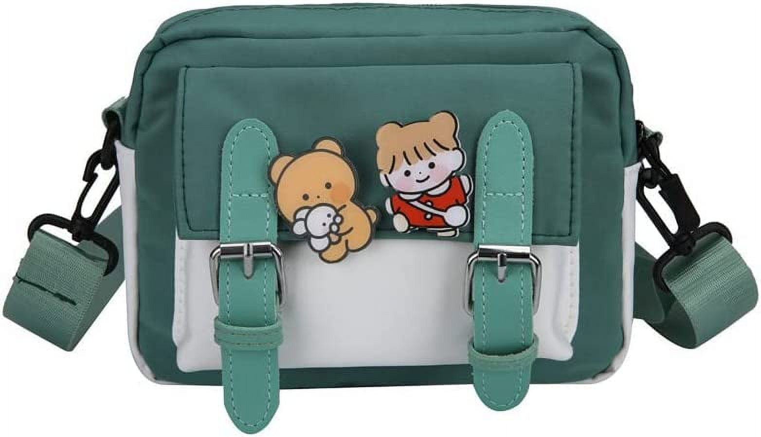 Kukuzhu Kawaii Canvas Crossbody Bag Cutecore FairyCore Shoulder Bag ...