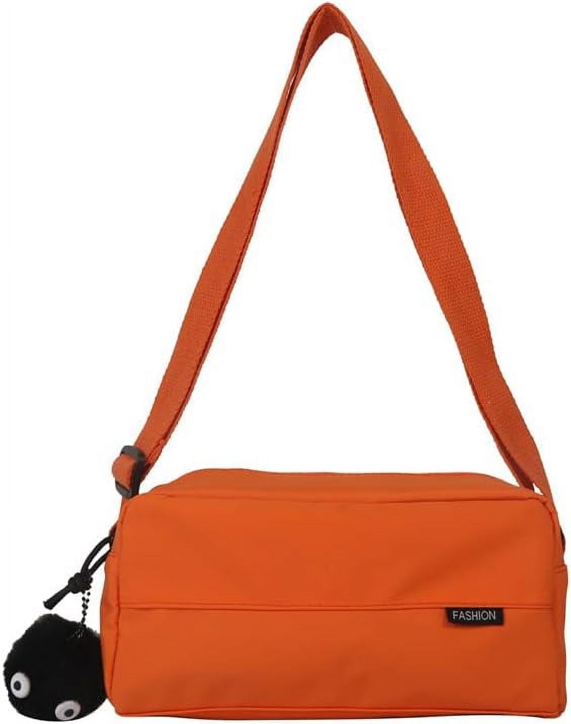 Kukuzhu Kawaii Mini Crossbody Bag with Plush Pin Cutecore Preppy ...