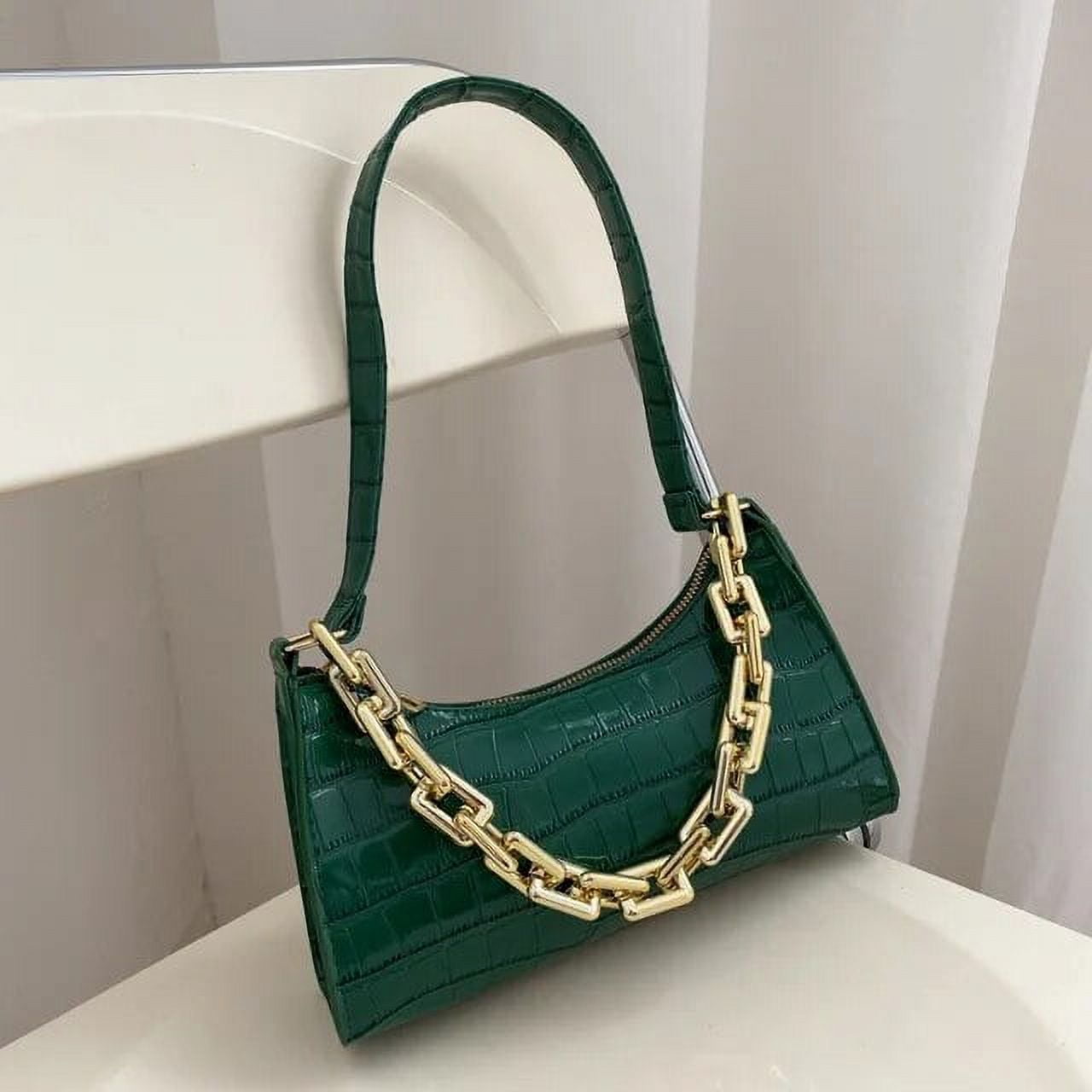 Kukuzhu Luxury Chains Bag Women Alligator Pattern Shoulder Bag Fashion ...