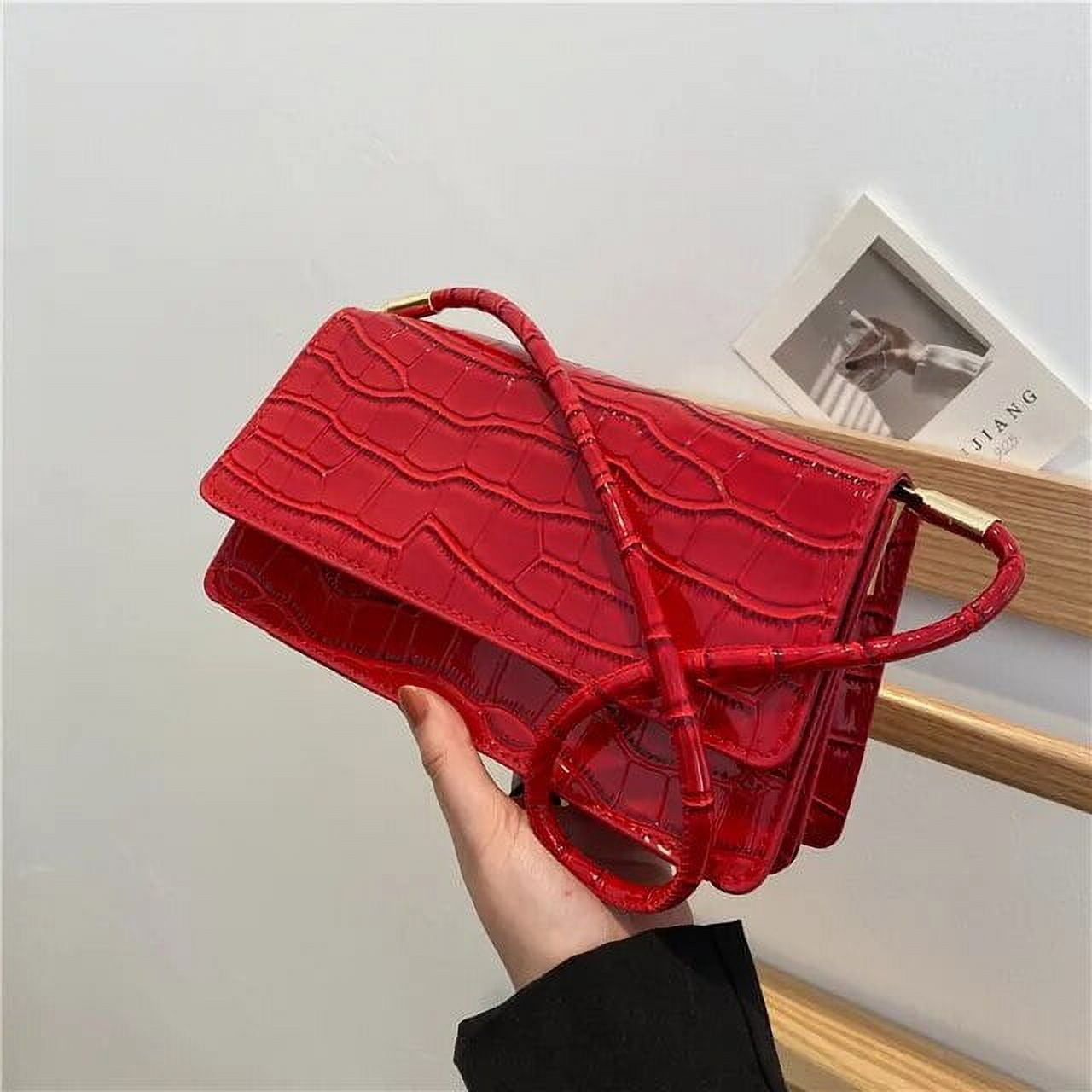 Kukuzhu New Stone Texture Candy Color Small Square Bag Spring Western ...