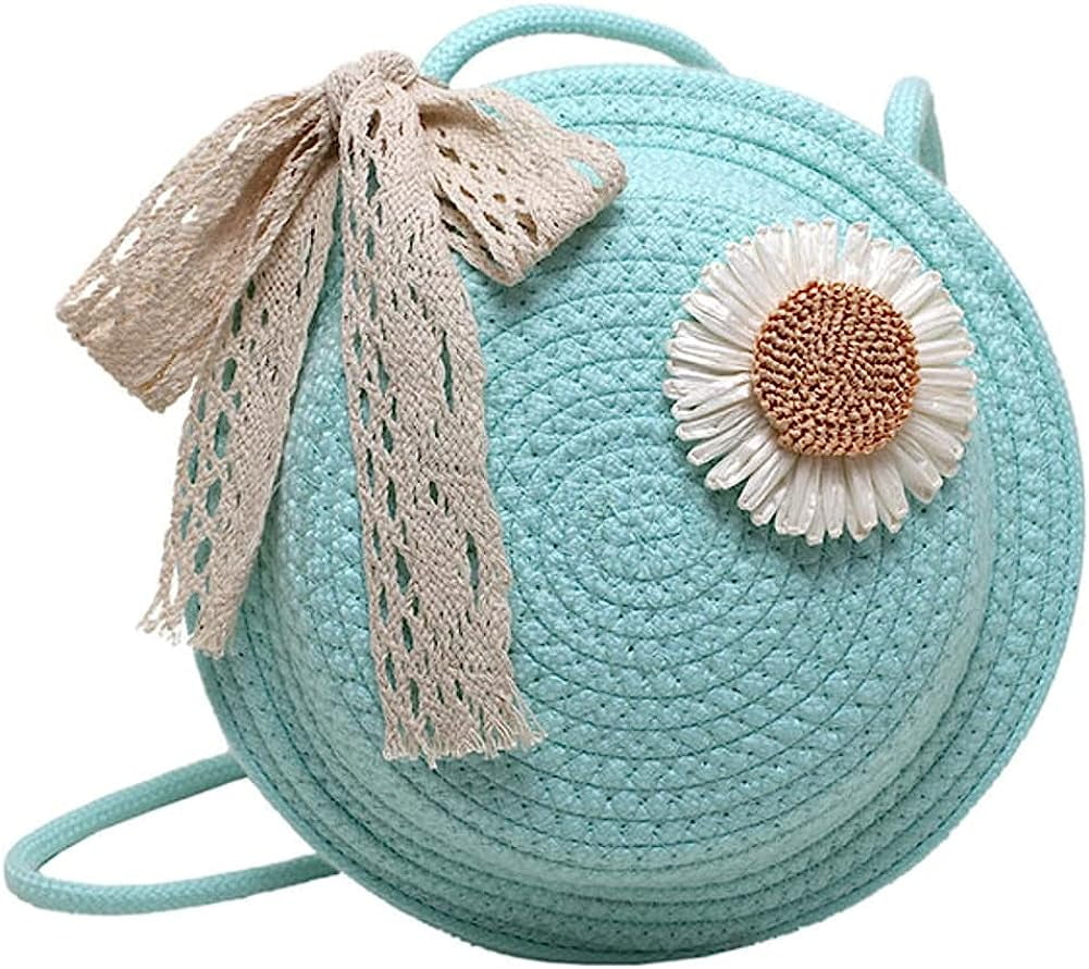 Kukuzhu Novel Round Purse Cute Wheel Crochet Bag Women Crossbody Purse ...