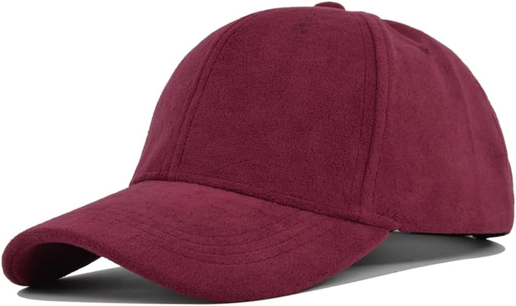 Kukuzhu Outdoor Baseball Cap for Women Men Suede Solid Color Baseball ...