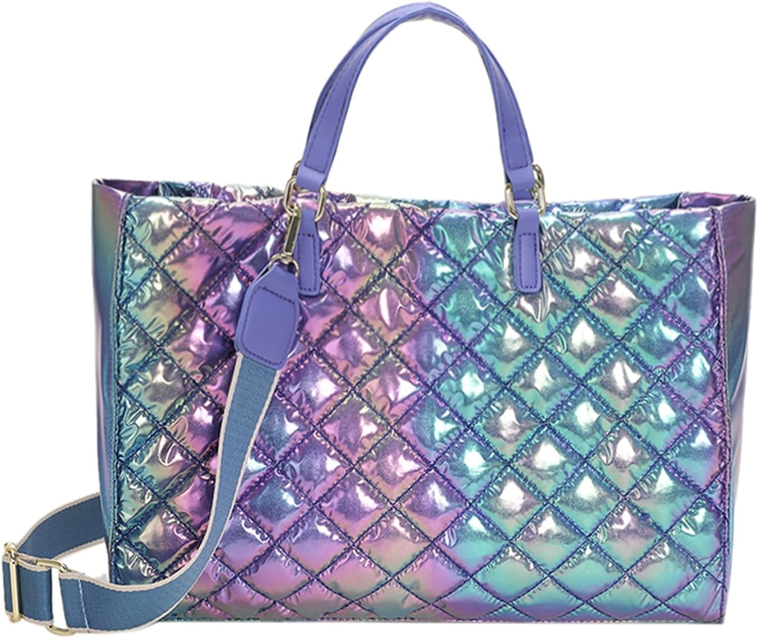 Kukuzhu Puffer Tote Bag, Puffy Bag for Women Down-Filled Light ...