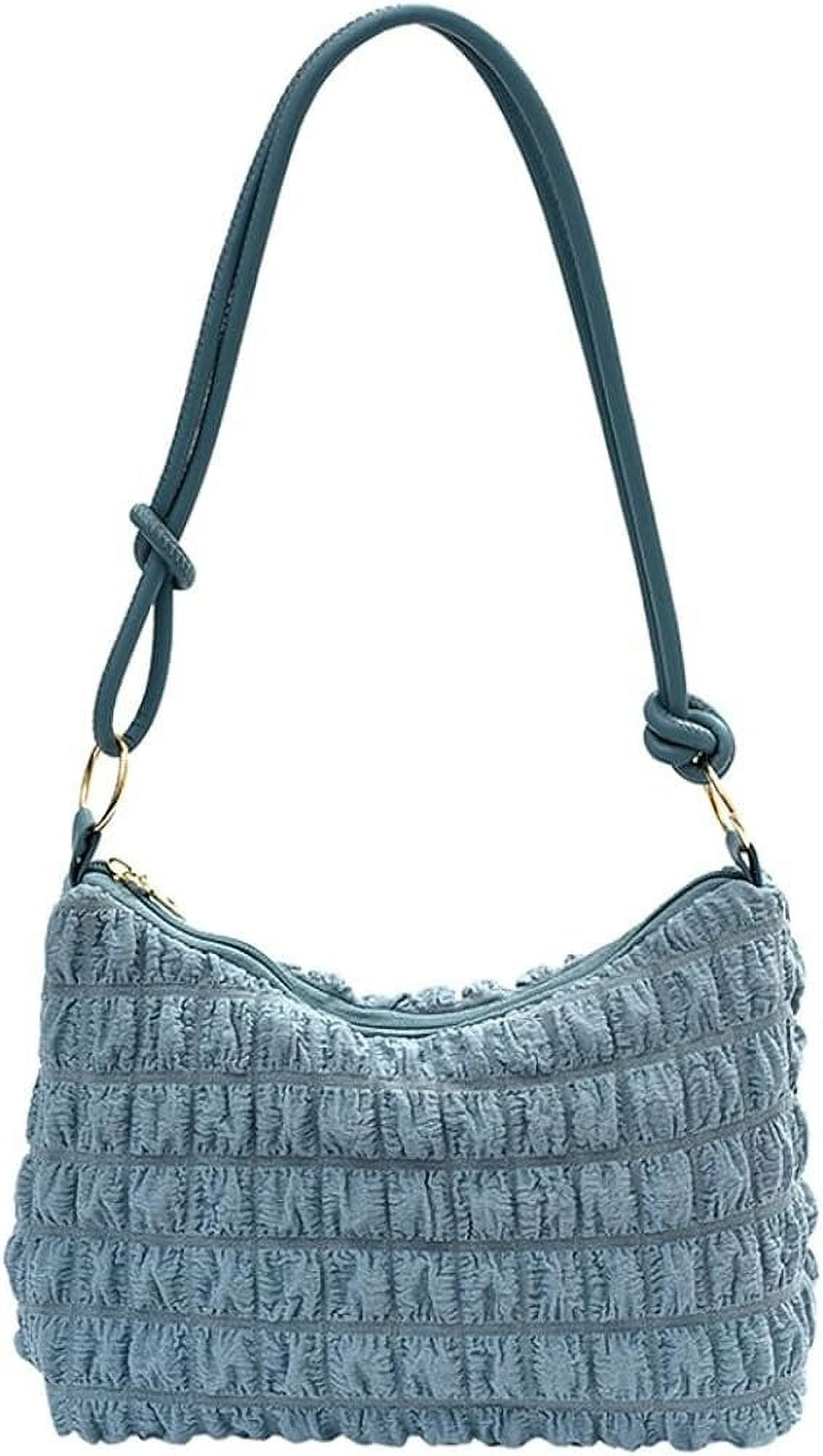Kukuzhu Puffy Tote Bag for Women Fashion Quilted Hobo Handbag Nylon ...