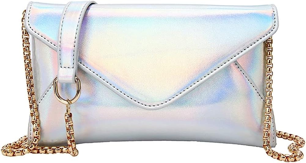 Kukuzhu Purses Handbag Envelope Evening Clutch Crossbody Bags Glossy ...