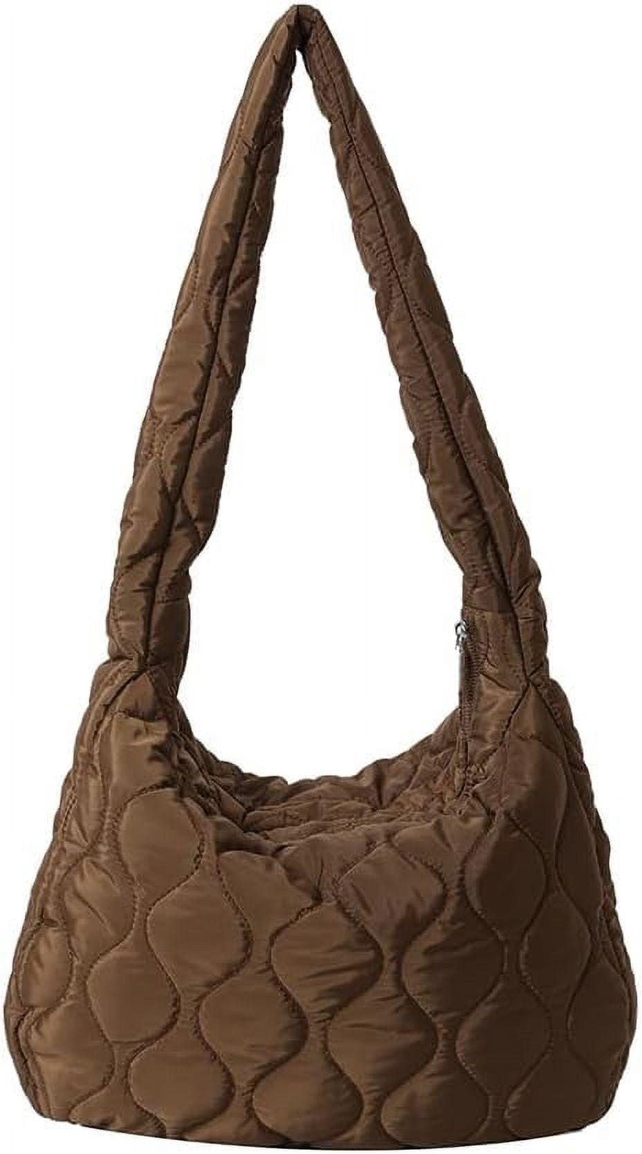 Kukuzhu Quilted Bag for Women Puffer Tote Bag Quilted Shoulder Bag ...